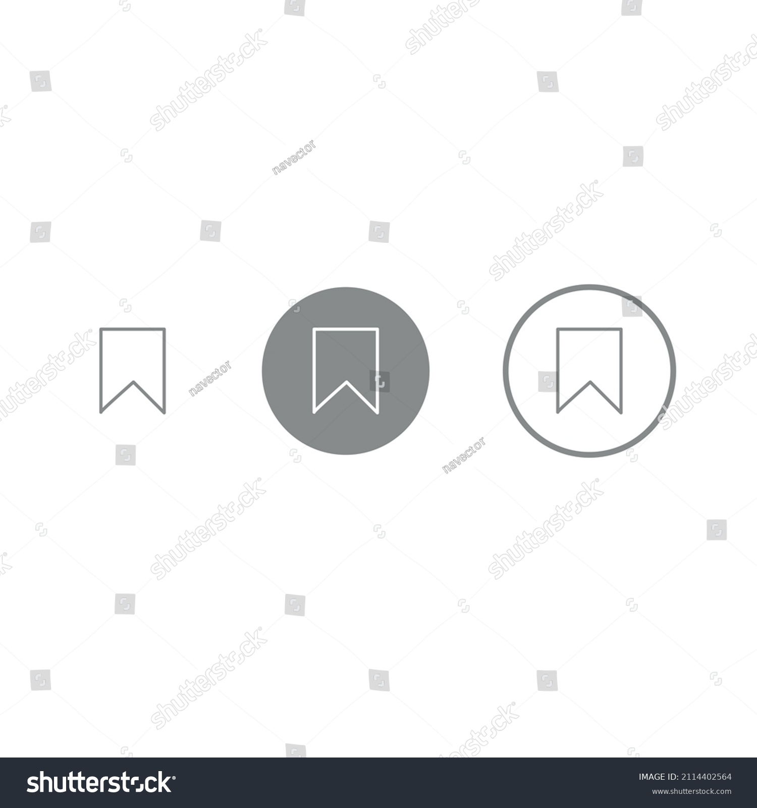 Save Bookmark Save Label Icons Stock Vector (Royalty Free) 2114402564