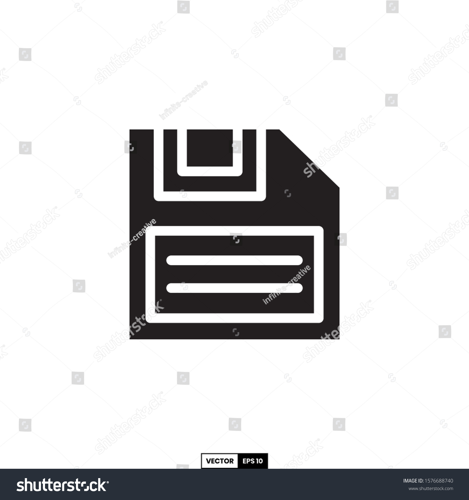 Save Button Icon Design Inspiration Vector Stock Vector (Royalty Free ...