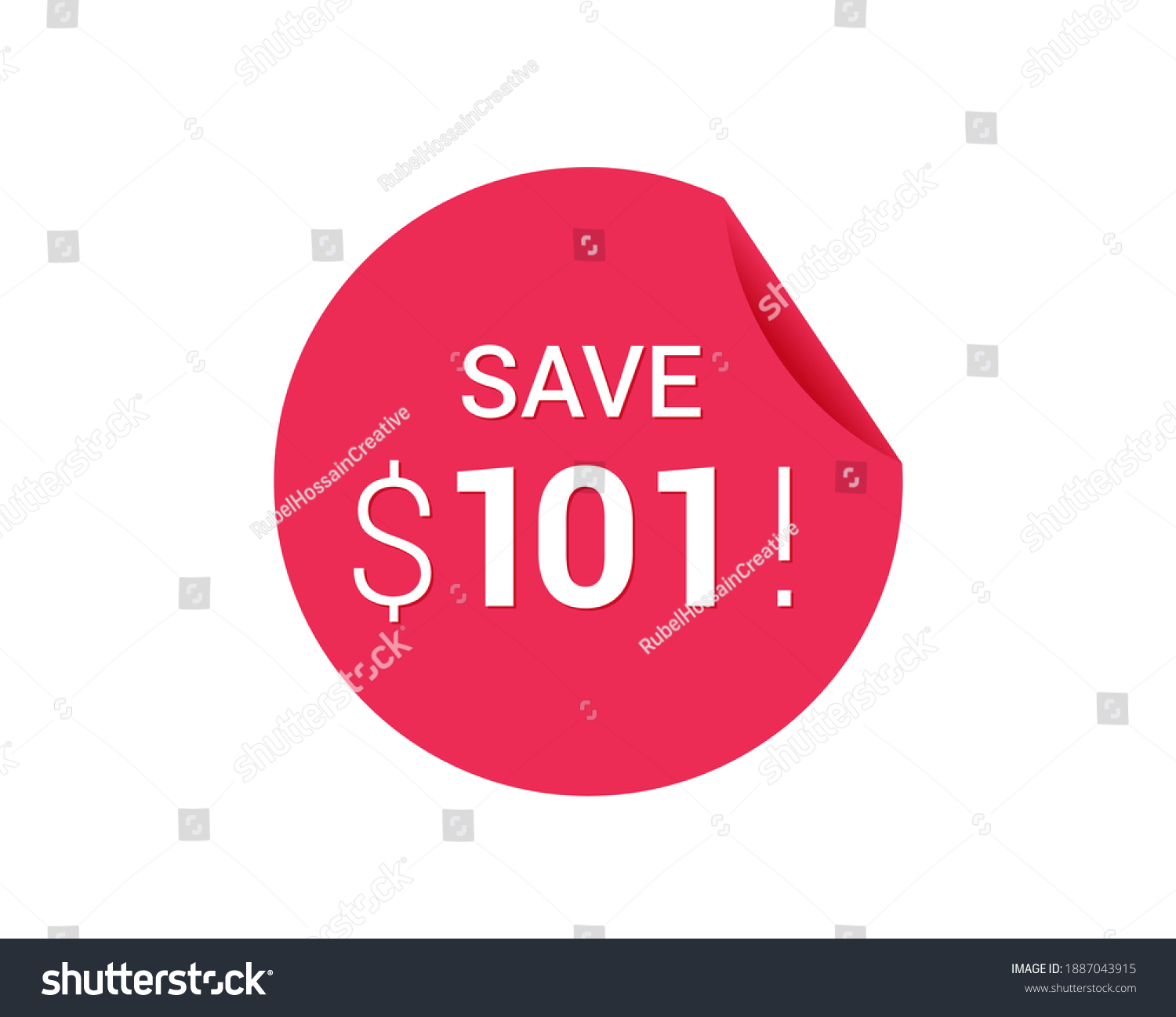 4 Save 101 usd Images, Stock Photos & Vectors | Shutterstock