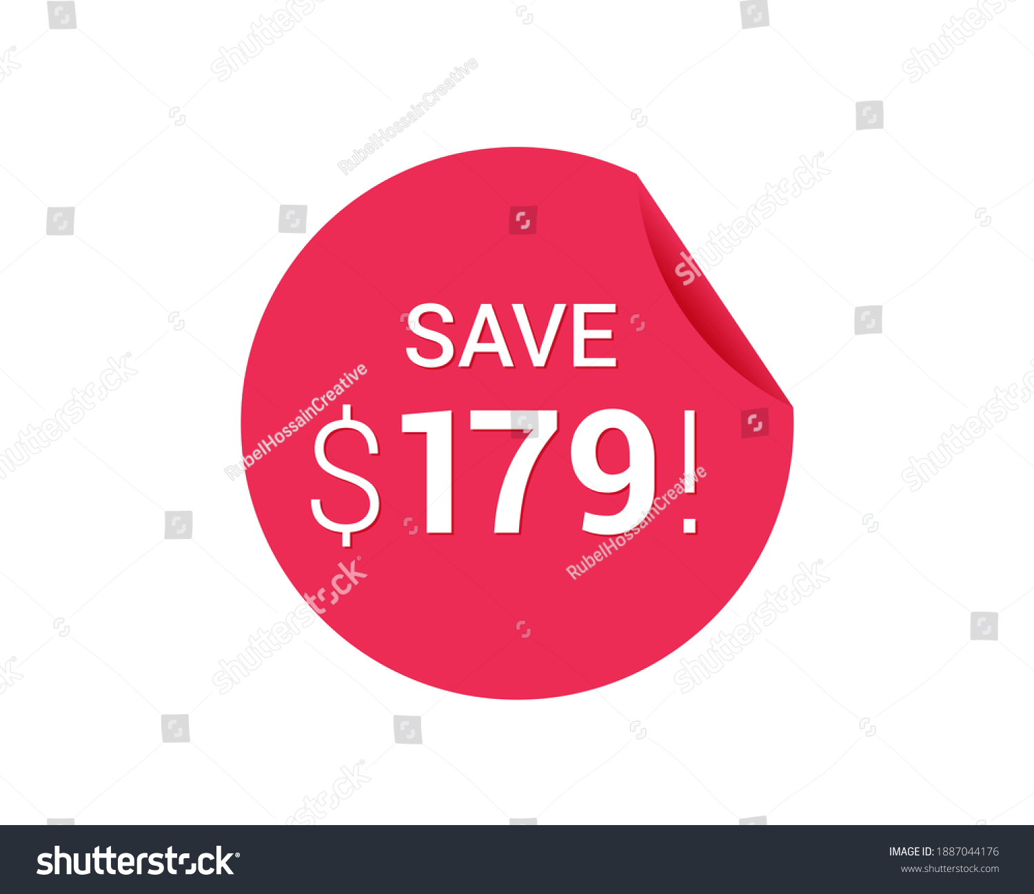 8 Save 179 dollar Images, Stock Photos & Vectors | Shutterstock