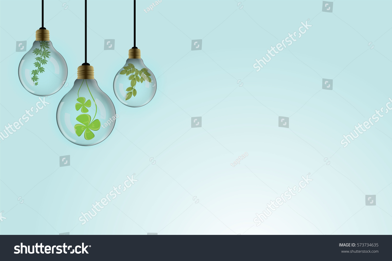 Save Environment Green Energy Vector Stock Vector (Royalty Free ...