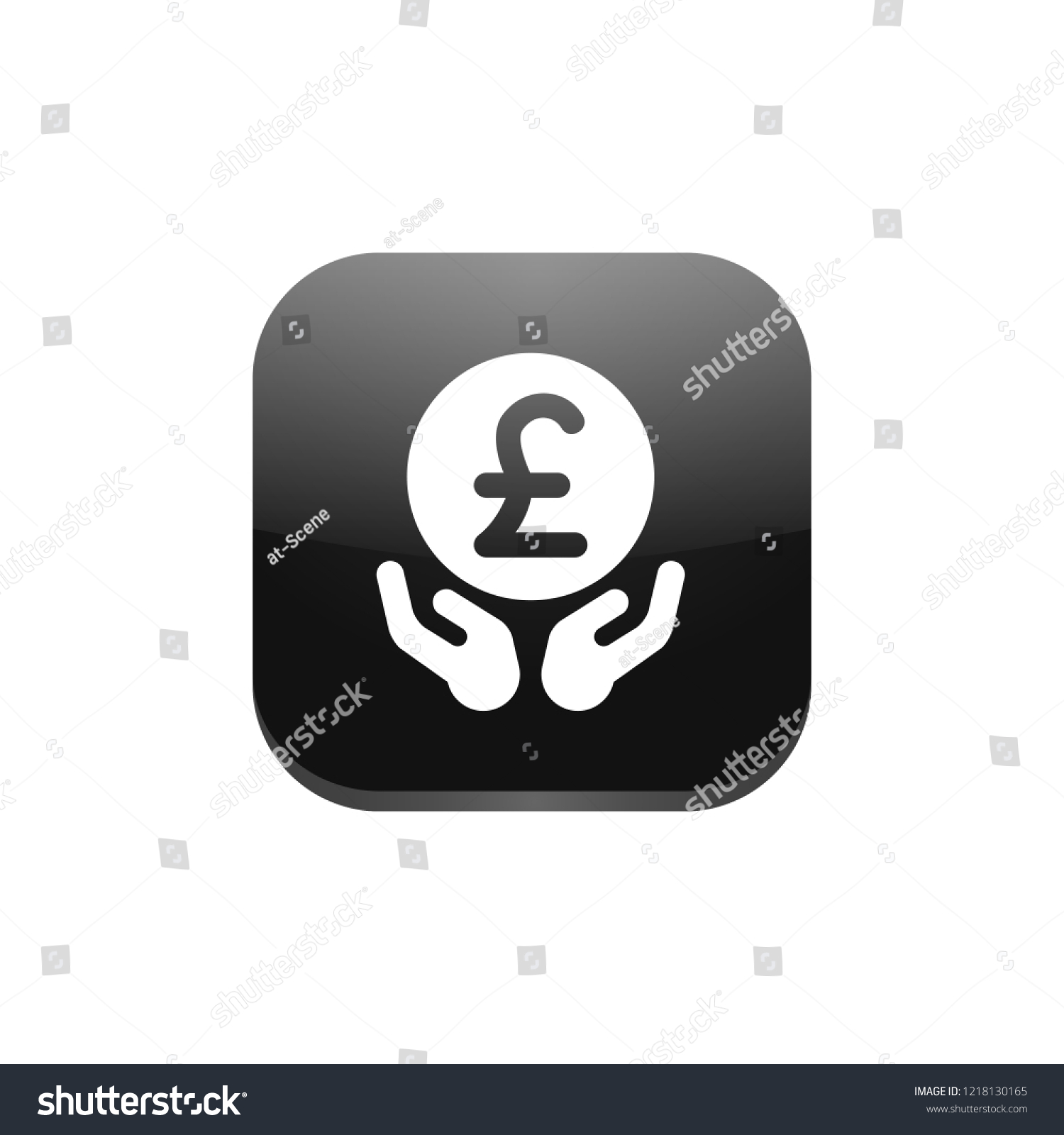 Save Money Pound App Icon: vector de stock (libre de regalías ...