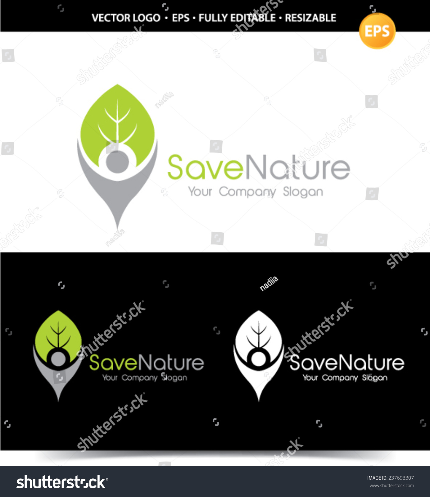 Save Nature Logo Stock Vector (Royalty Free) 237693307 | Shutterstock