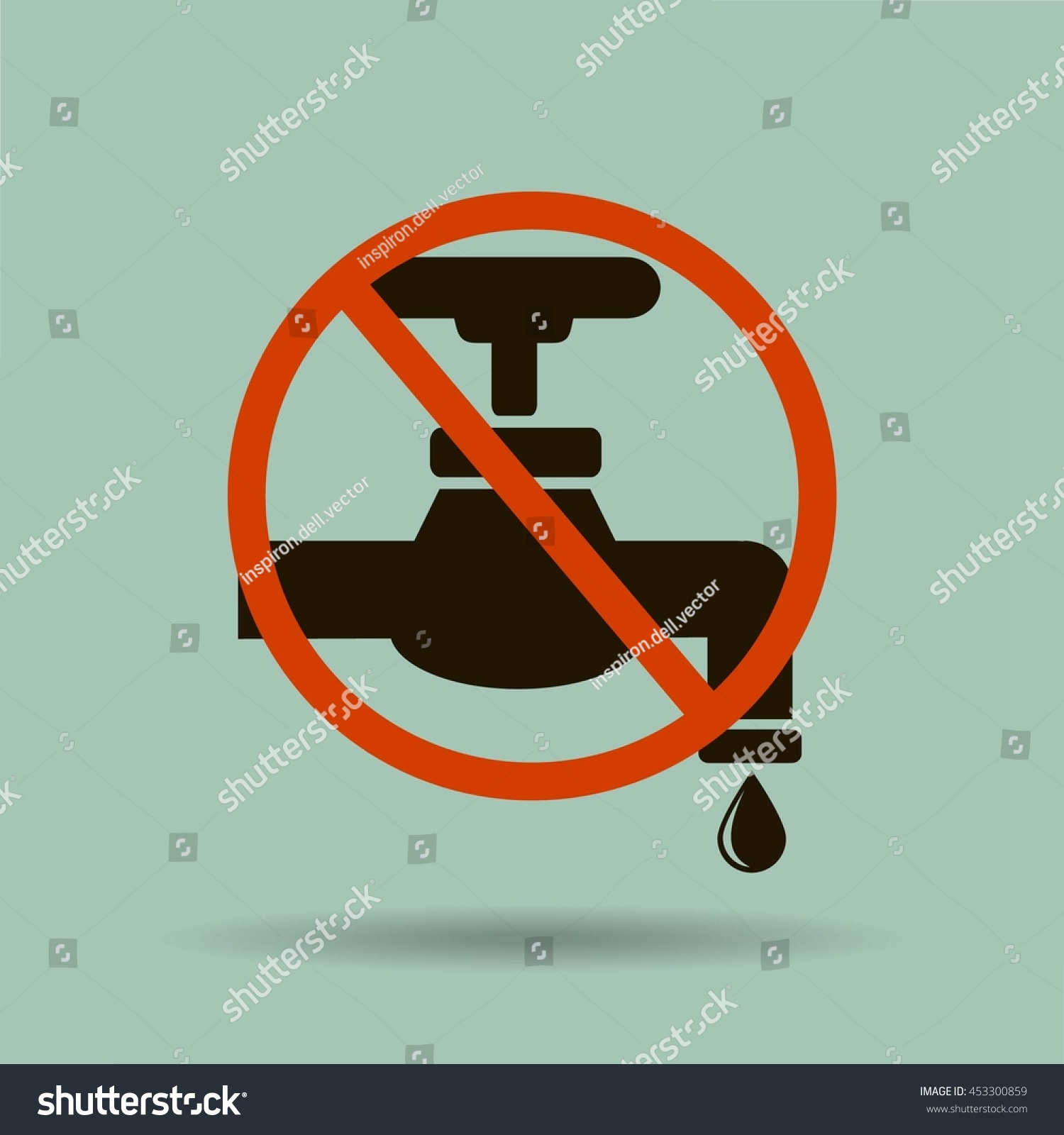 Save Water Sign Vector Illustration: เวกเตอร์สต็อก (ปลอดค่าลิขสิทธิ์ ...