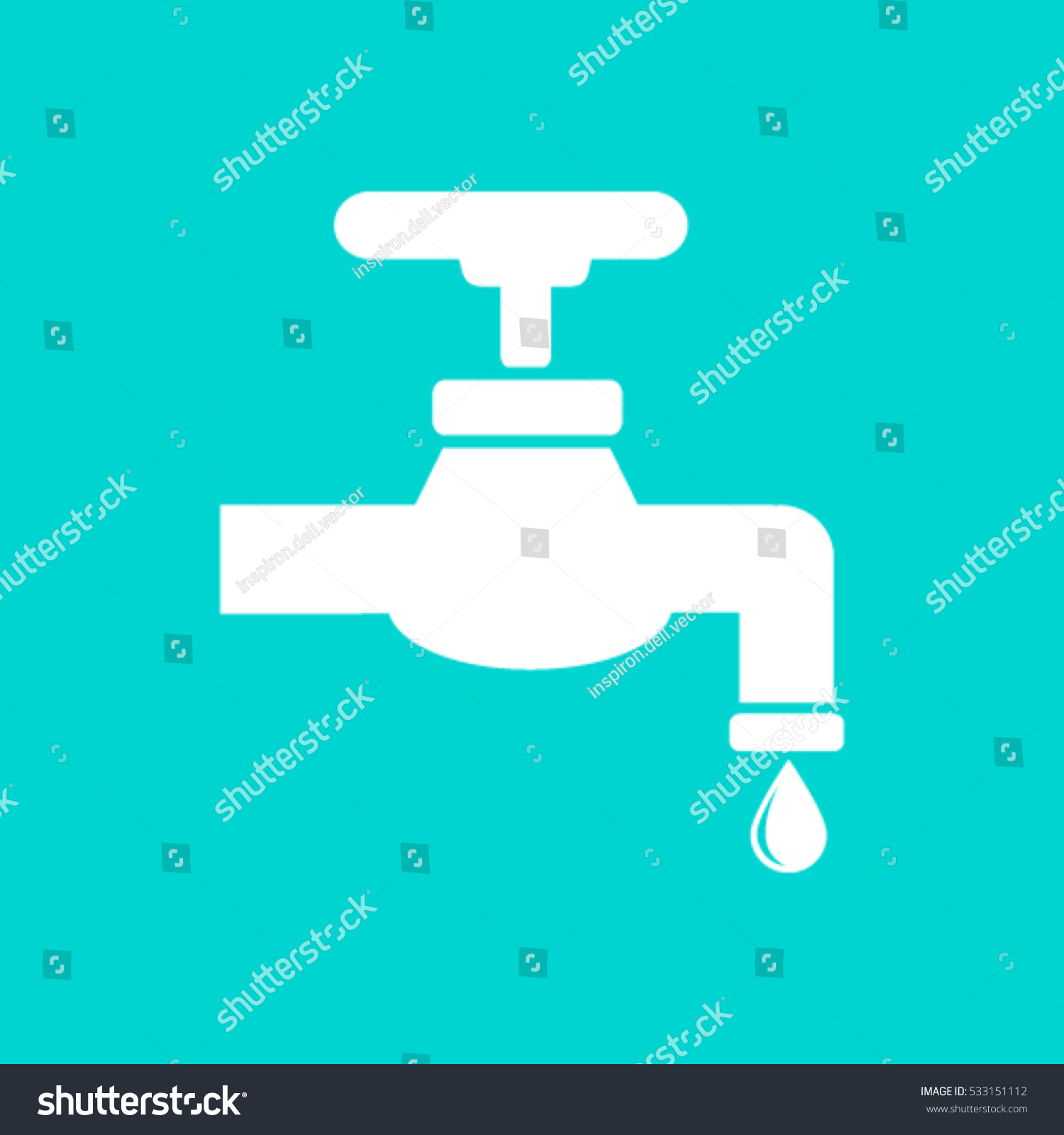 Save Water Sign Vector Illustration เวกเตอร์สต็อก ปลอดค่าลิขสิทธิ์