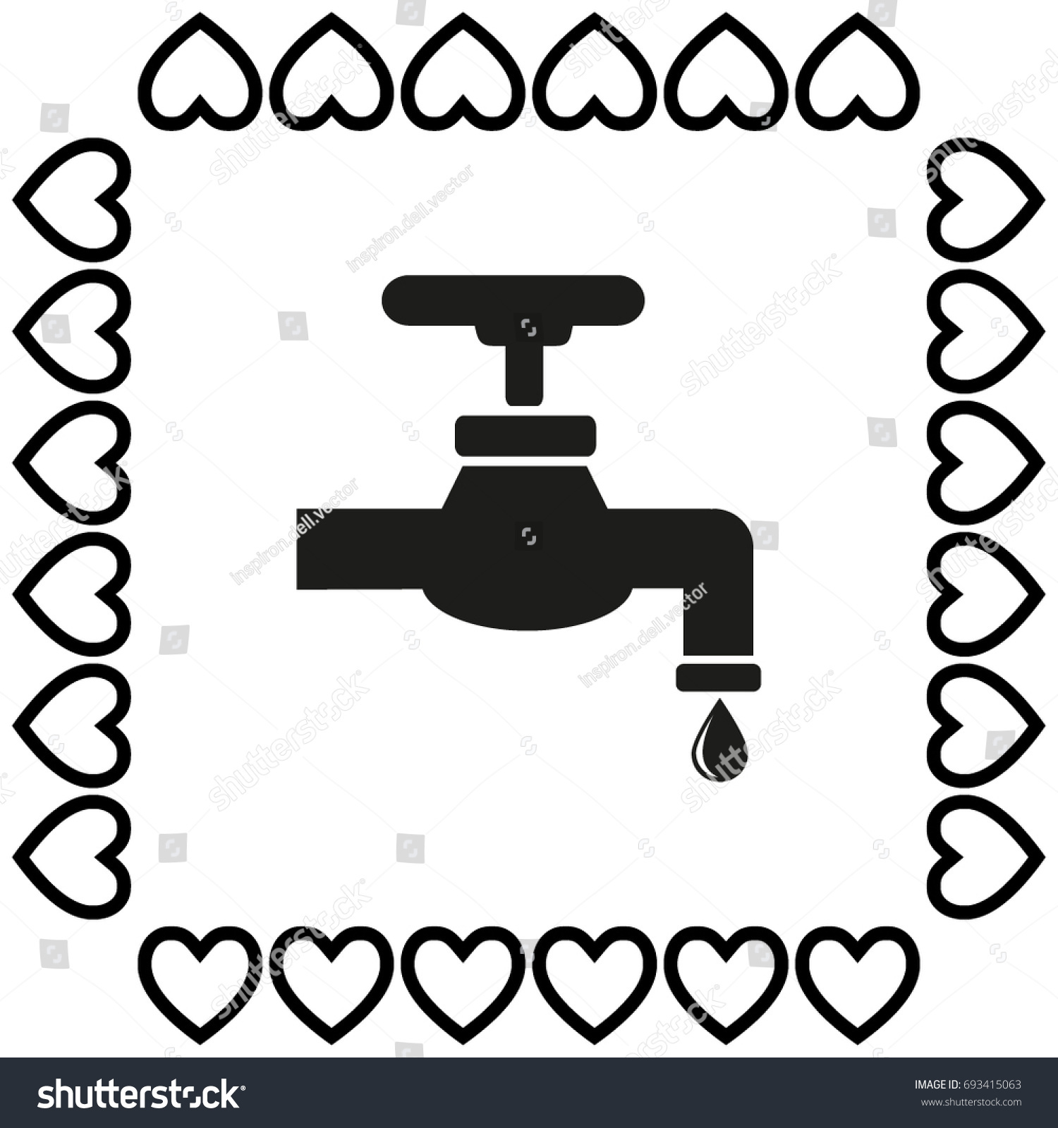 Save Water Sign Vector Illustration Stock Vector (Royalty Free ...