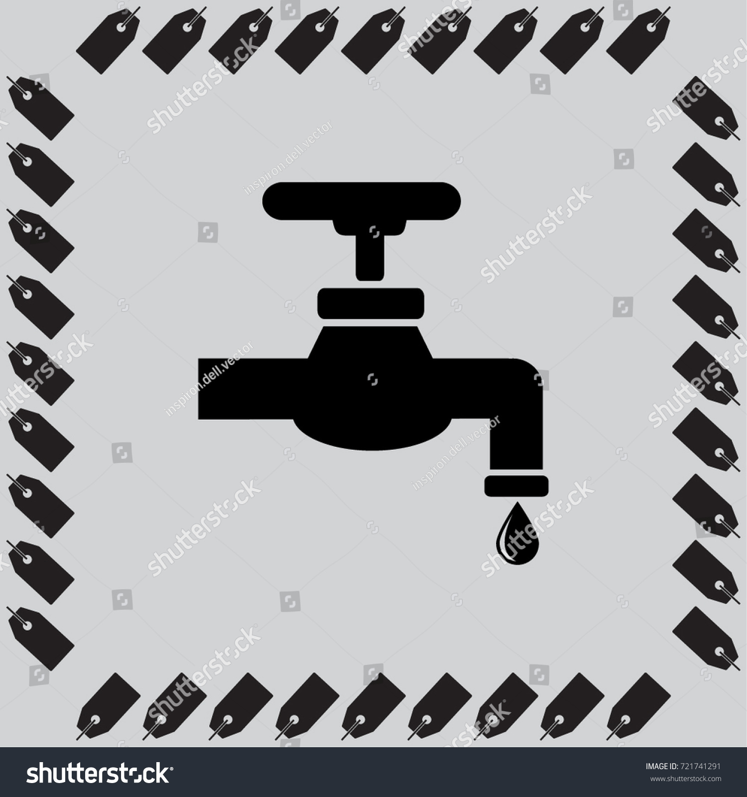 Save Water Sign Vector Illustration Stock Vector Royalty Free