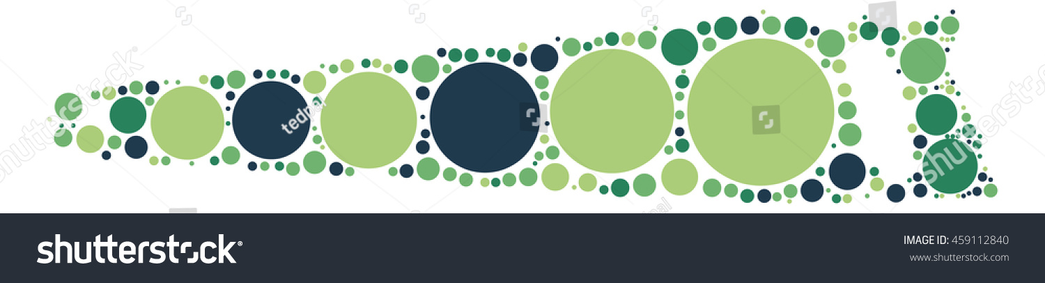 Saw Shape Vector Design By Color Stock Vector (Royalty Free) 459112840