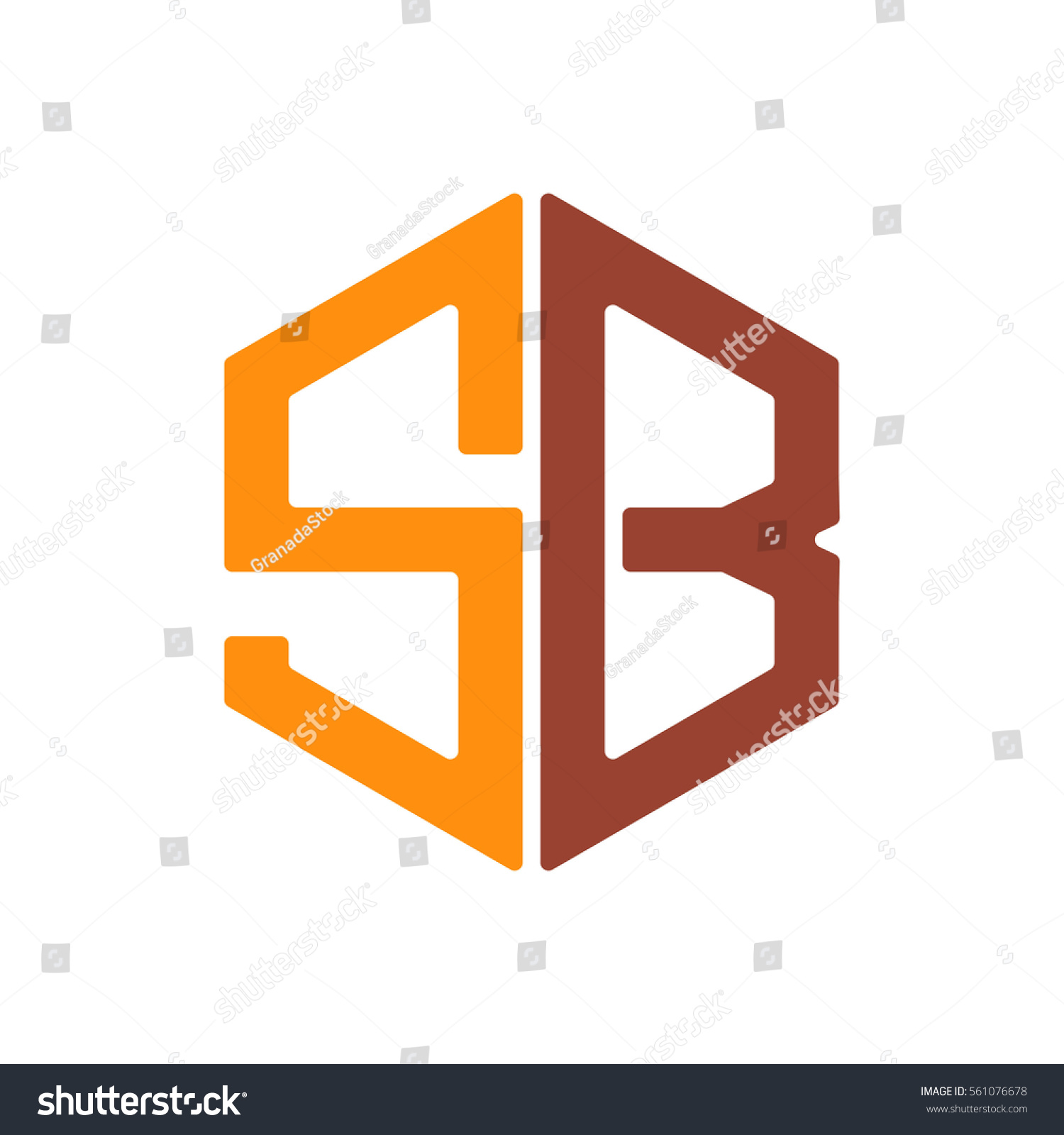 Sb Letter Stock Vector (Royalty Free) 561076678 | Shutterstock