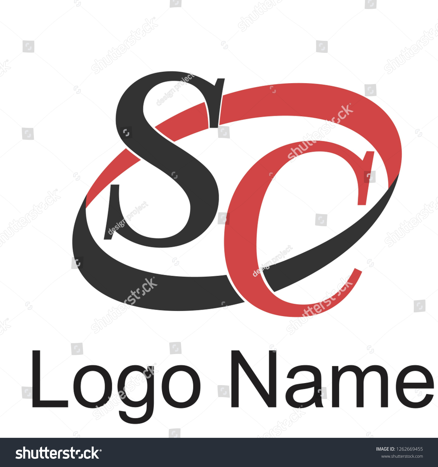 Sc Alphabet Logos Future Techno Alphabet Stock Vector (Royalty Free ...