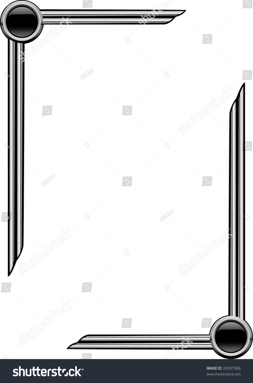Scalable Vector Art Deco Page Borders Stock Vector 24307306 - Shutterstock