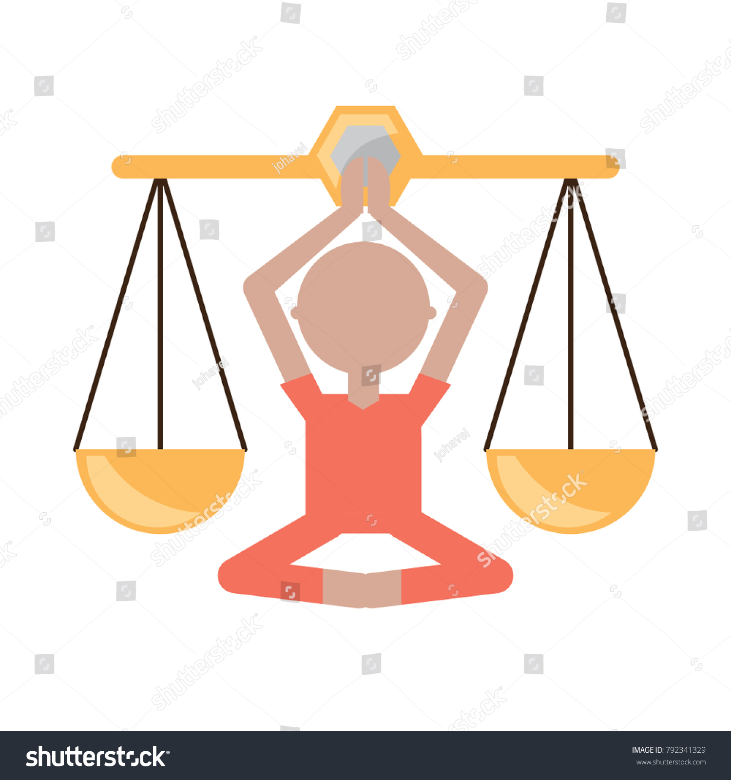 Scale Man Design Stock Vector (Royalty Free) 792341329 | Shutterstock