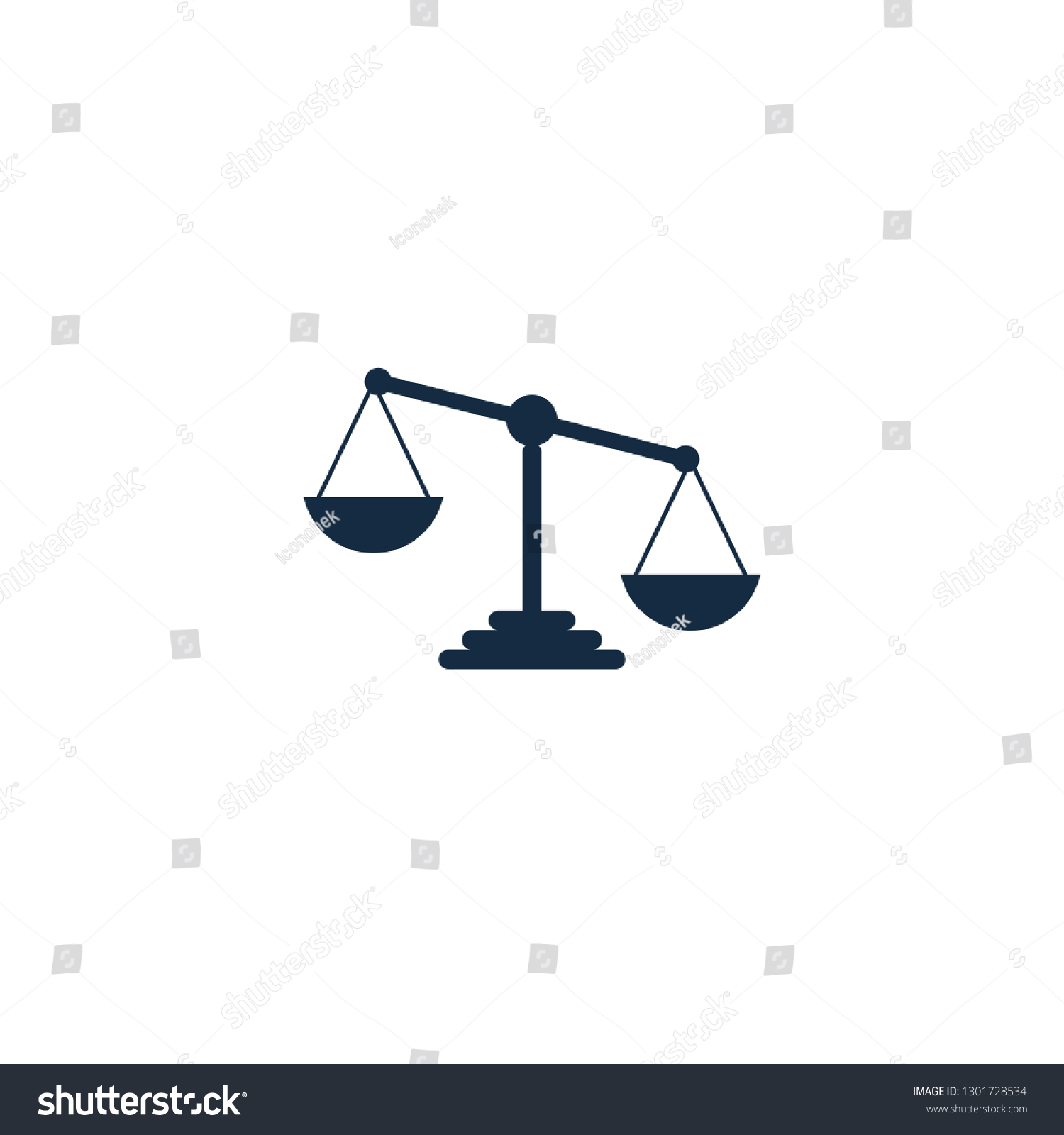 Scale Balance Icon Vector Logo Template Stock Vector (Royalty Free ...