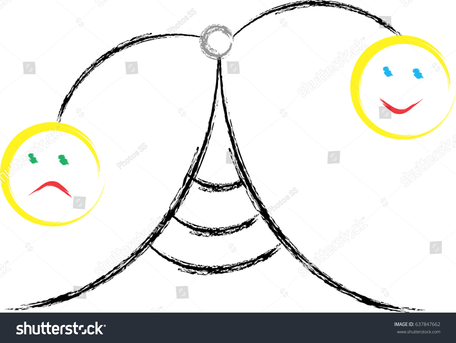 Scale Emoticon Vector Illustration: vetor stock (livre de direitos ...