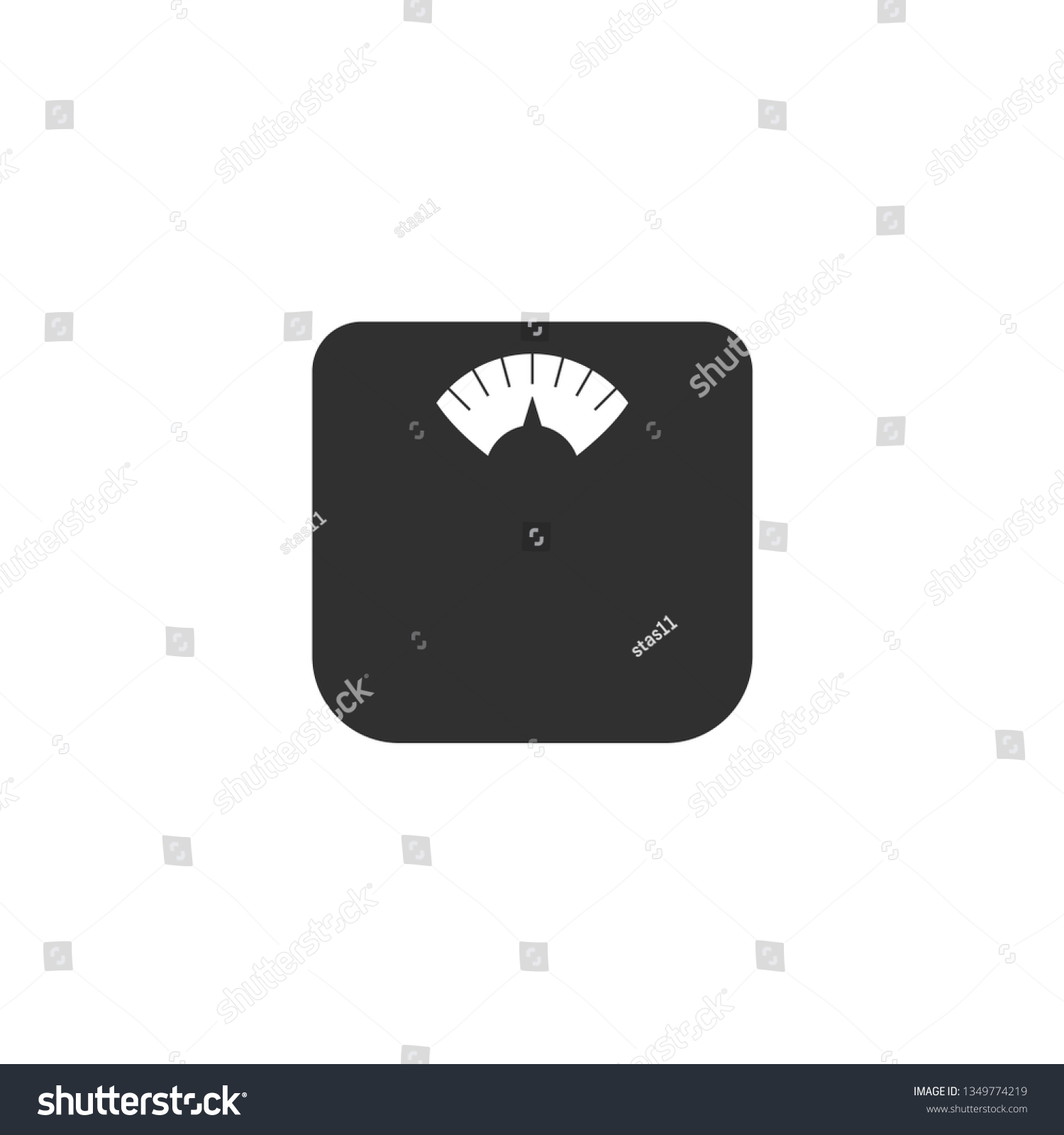 Scale Icon Simple Design Vector Illustration Stock Vector (Royalty Free ...