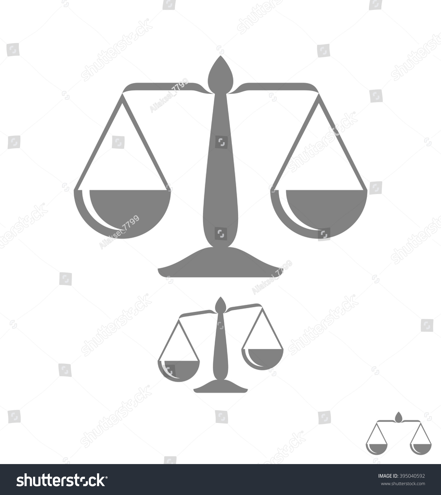 Scale Icon Set Vector Illustration Stock Vector (Royalty Free ...