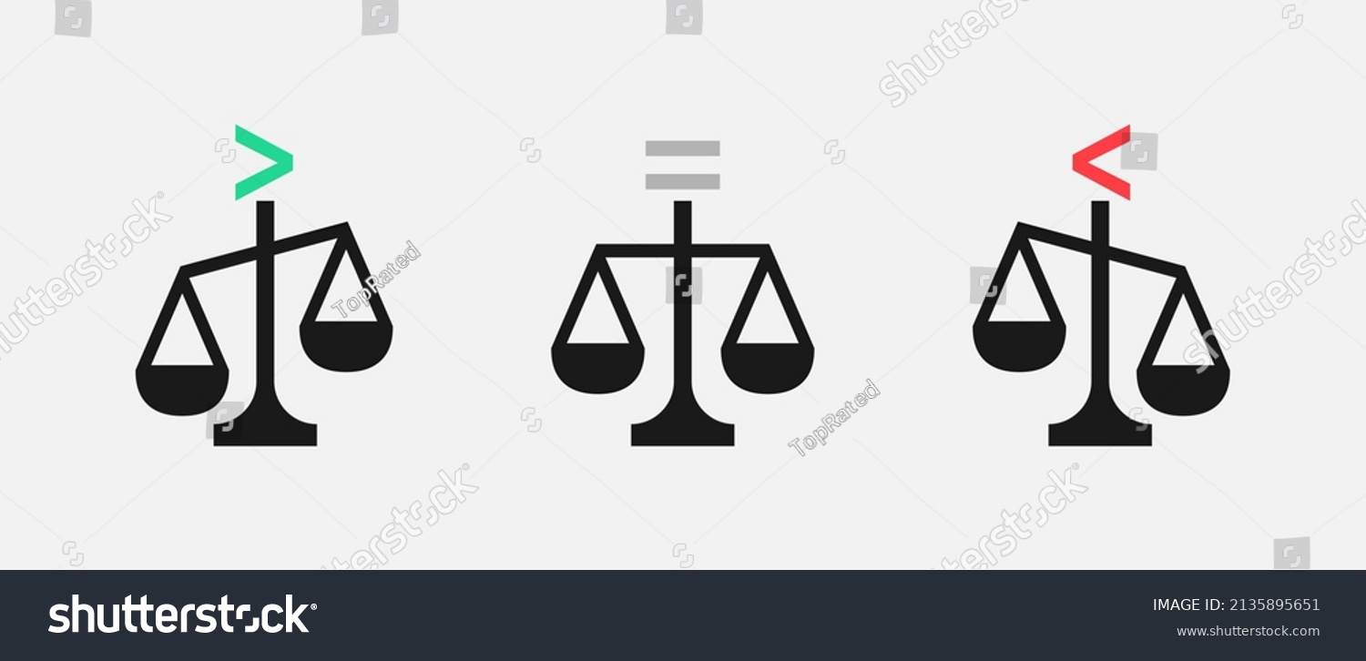 Scale Icon Set Vector Illustration Eps Stock Vector (Royalty Free ...