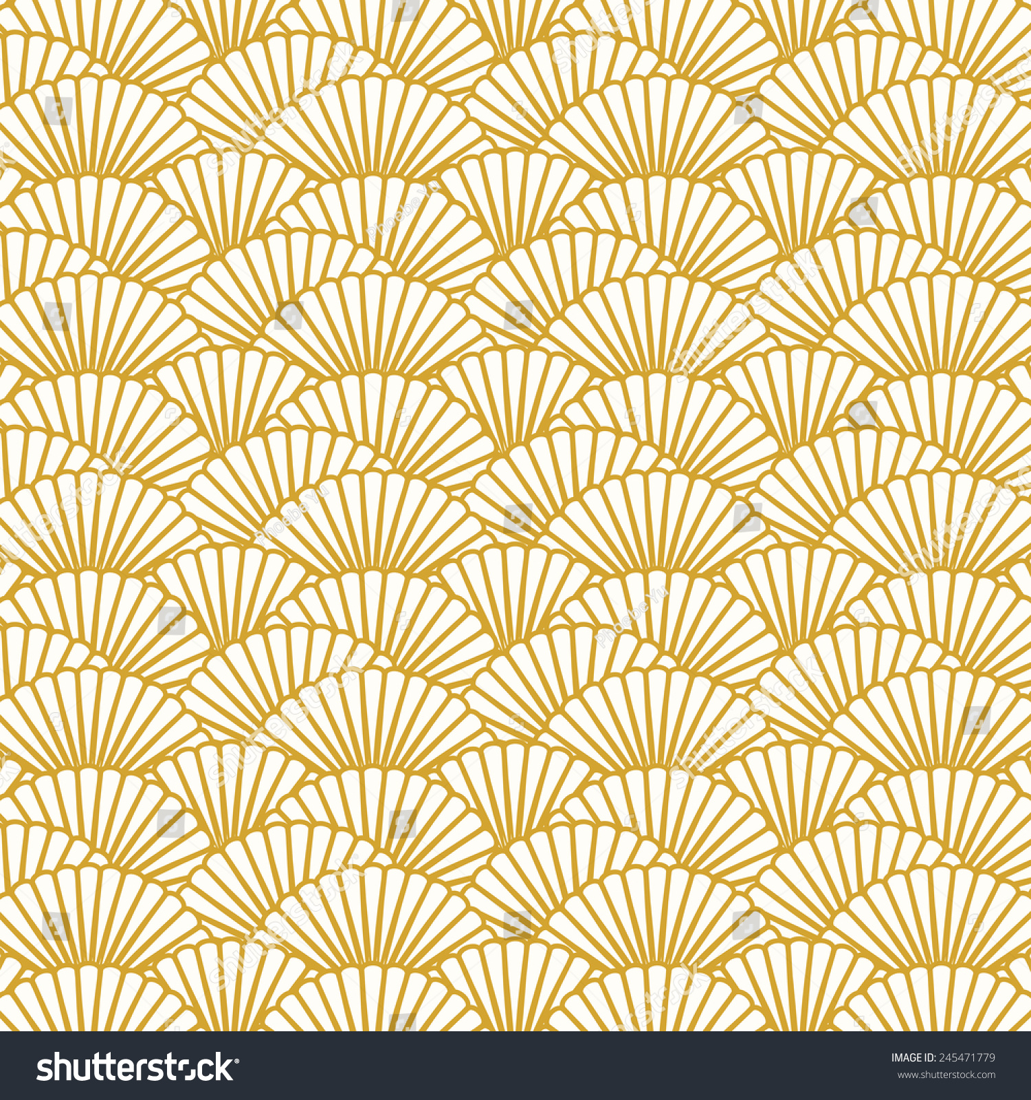 Scallop Pattern Repeat Background Background Image Stock Vector ...