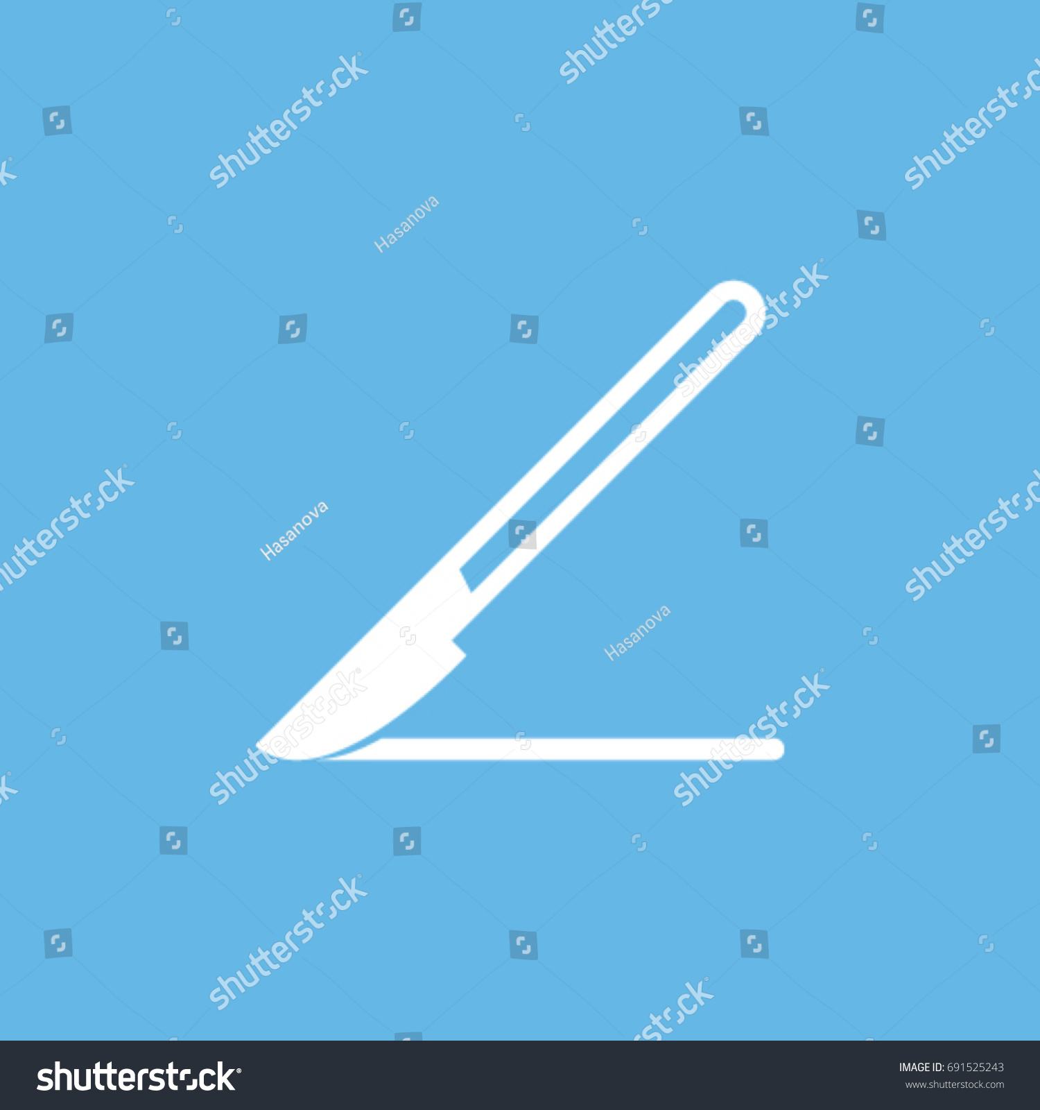 Scalpel Stock Vector (Royalty Free) 691525243 | Shutterstock