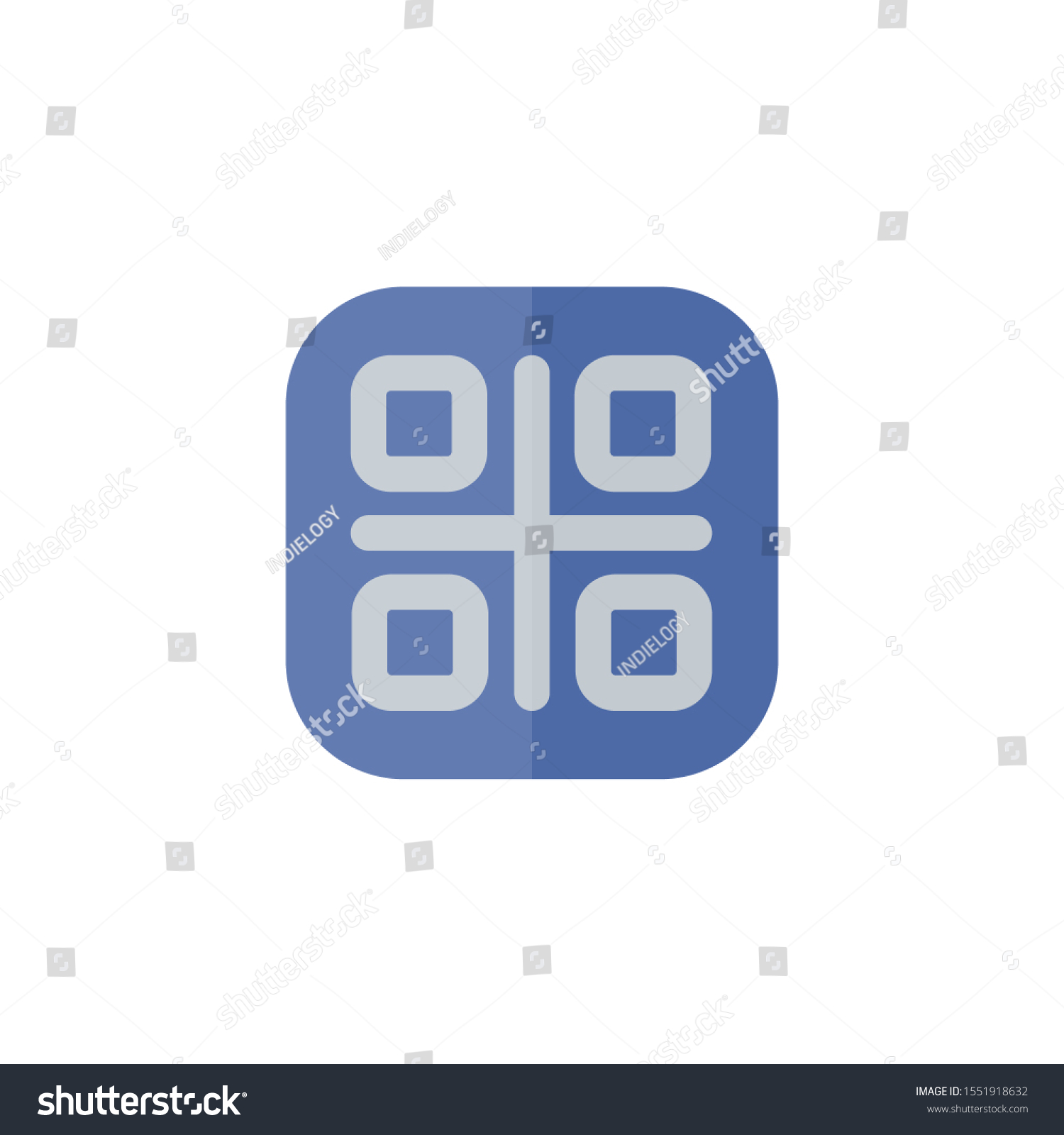 Scan Logo Flat Style Icon Vector Stock Vector (Royalty Free) 1551918632 ...
