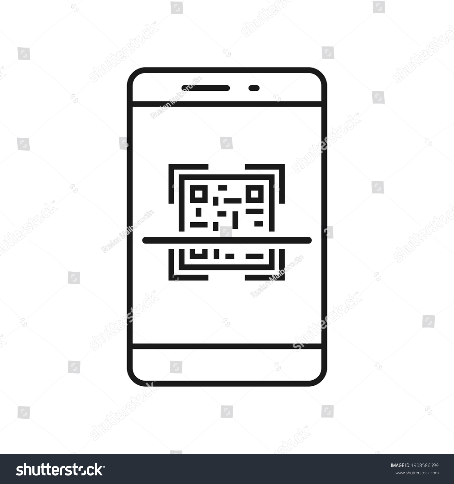 6,999 imágenes de Qr scanner icon - Imágenes, fotos y vectores de stock ...