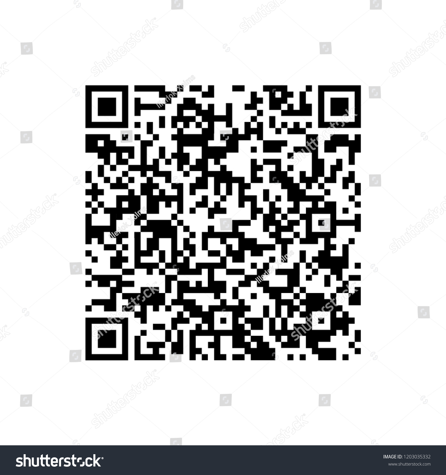 Scan Qr Code Symbol App Electronic Stock Vector (Royalty Free ...