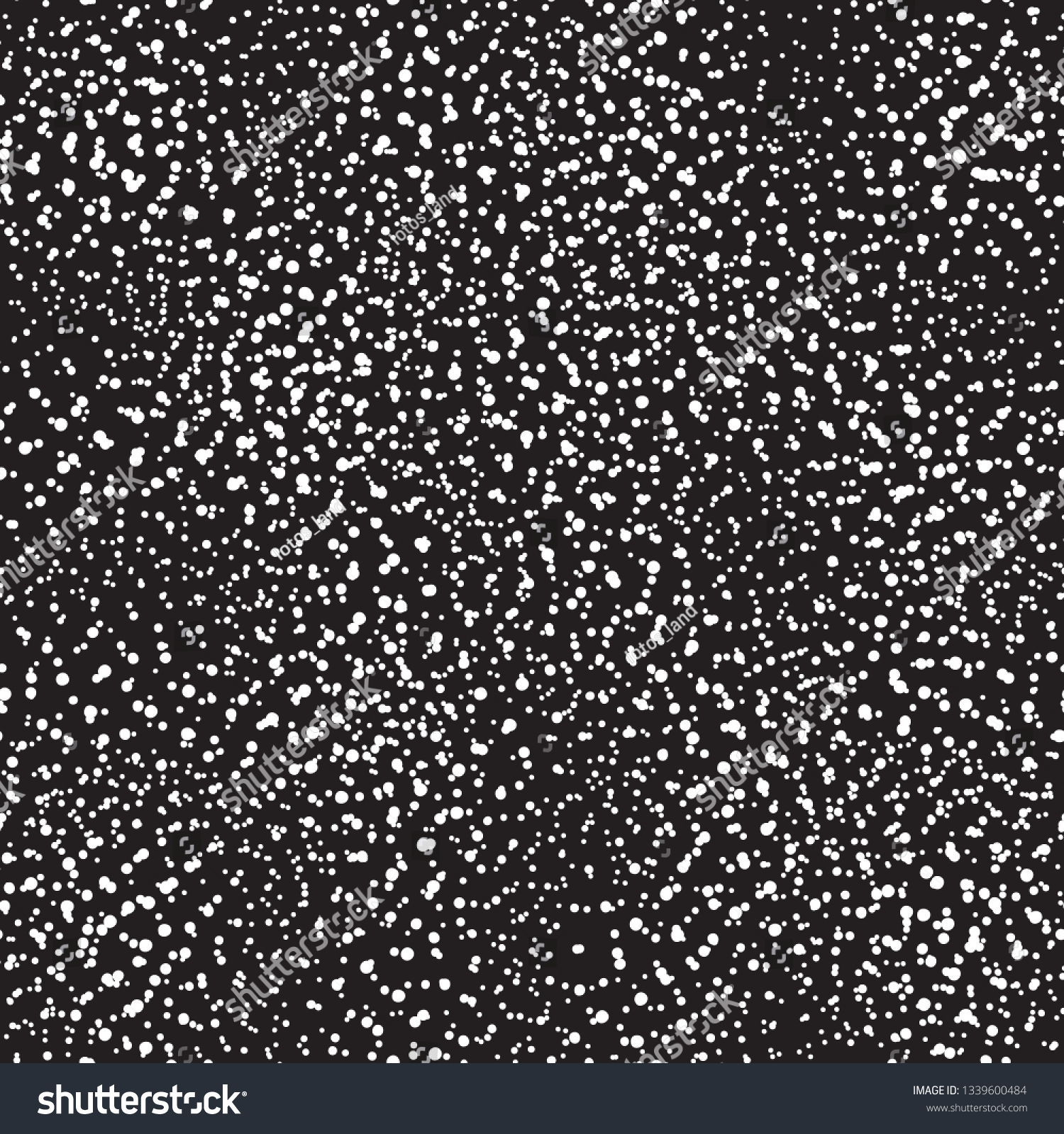 Scattered Points Texture Seamless Pattern Black Stock Vector (Royalty ...