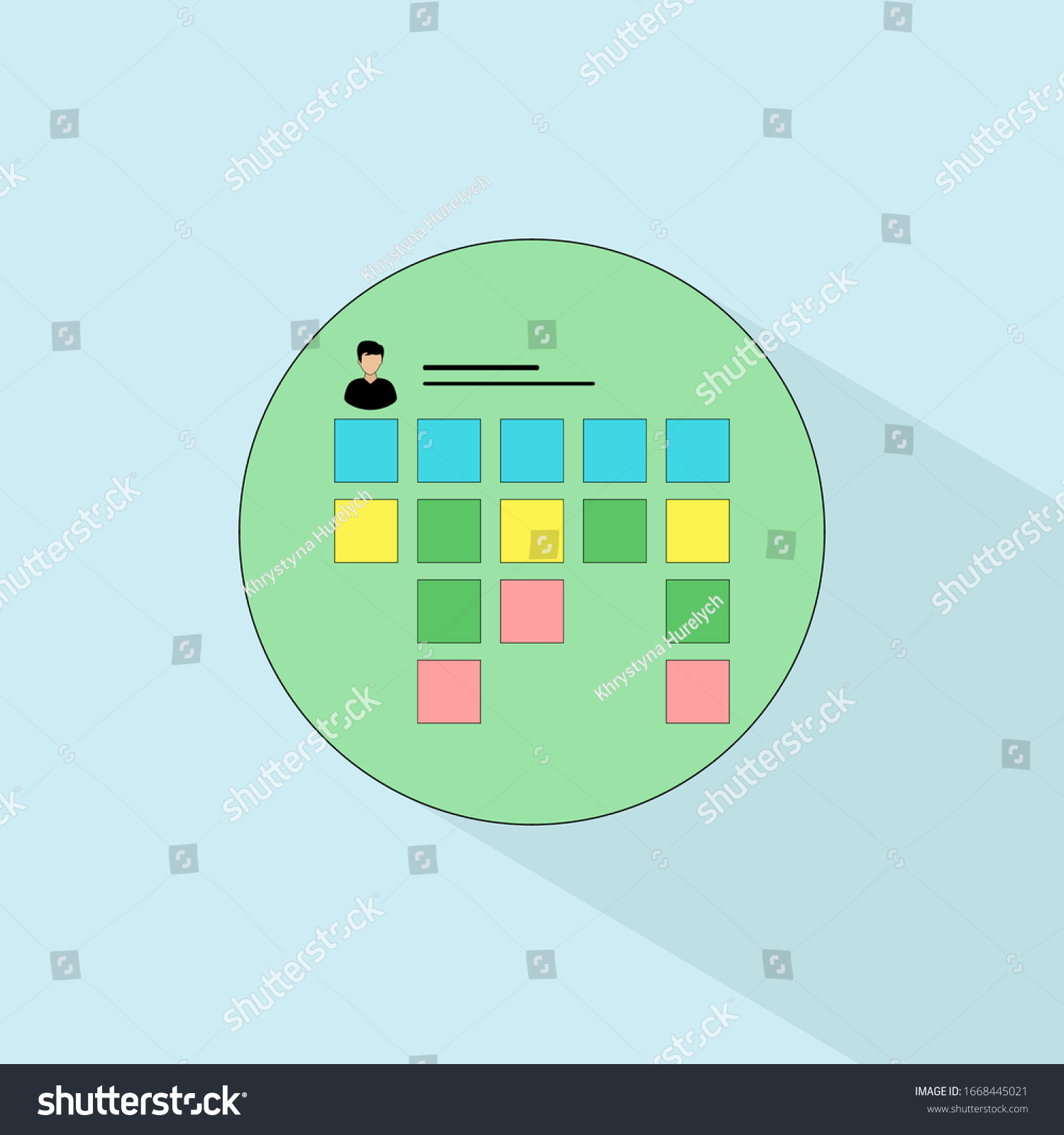 Scenarios Template User Centered Design Flat Stock Vector (Royalty Free ...