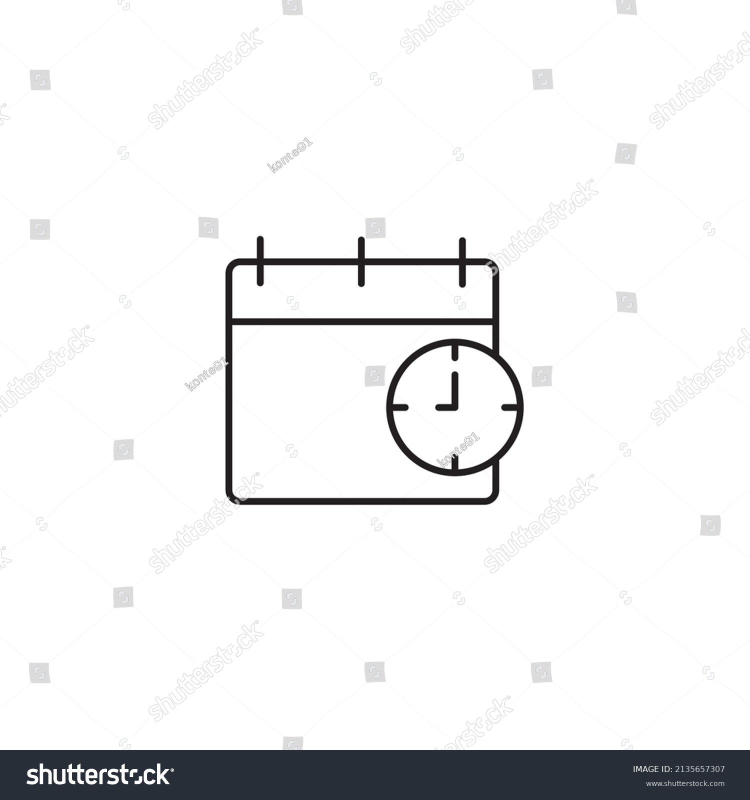 Schedule Icons Symbol Vector Elements Infographic Stock Vector (Royalty ...
