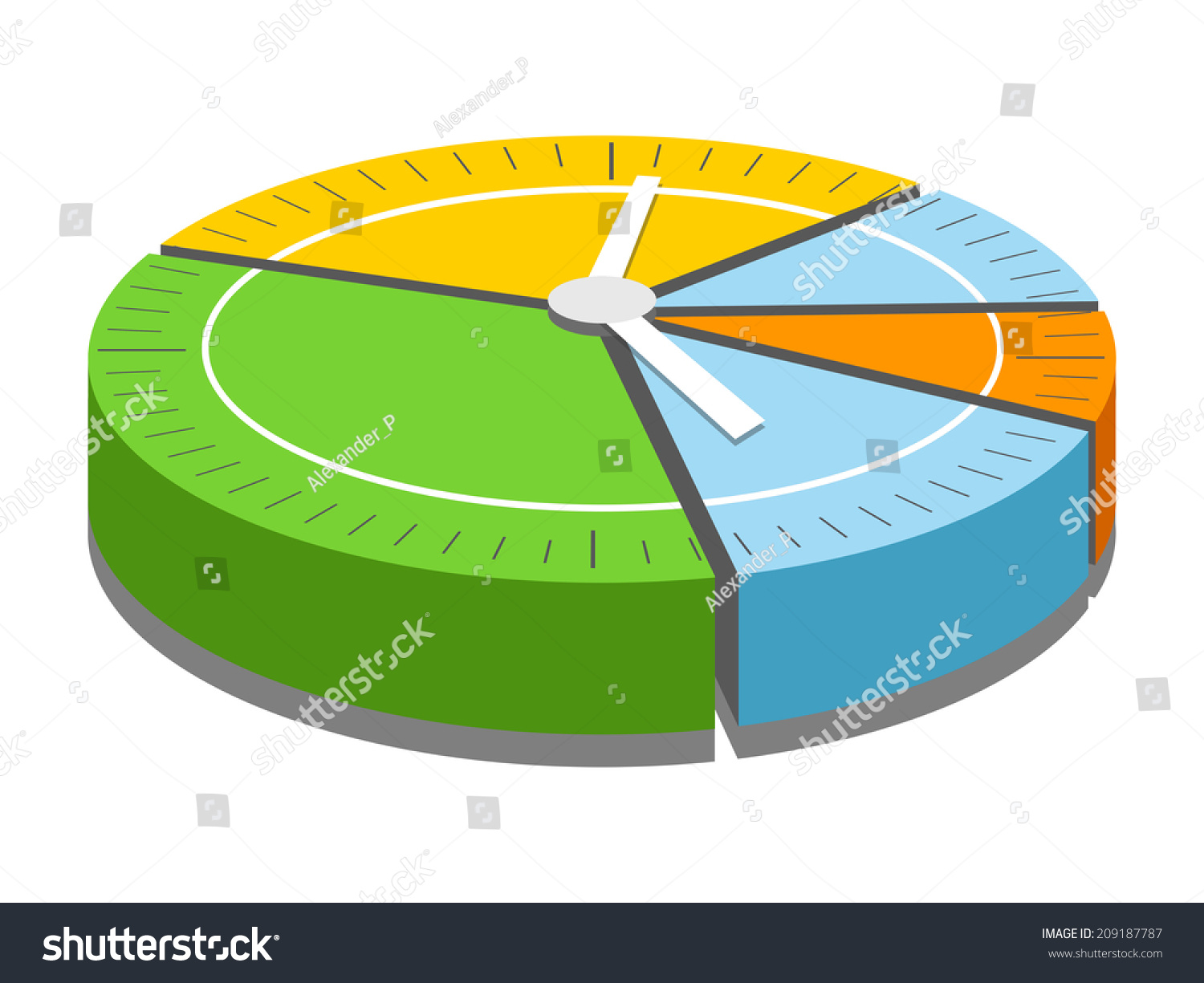 Schedule Watches Vector Illustration Stock Vector (Royalty Free ...