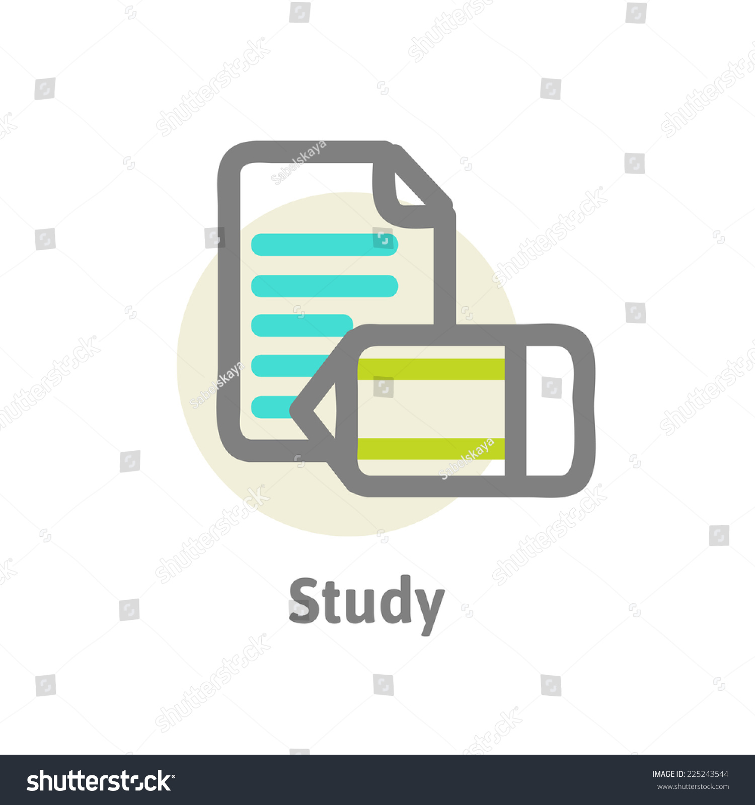 Schematic Representation Learning Process Vector Illustration Stock ...