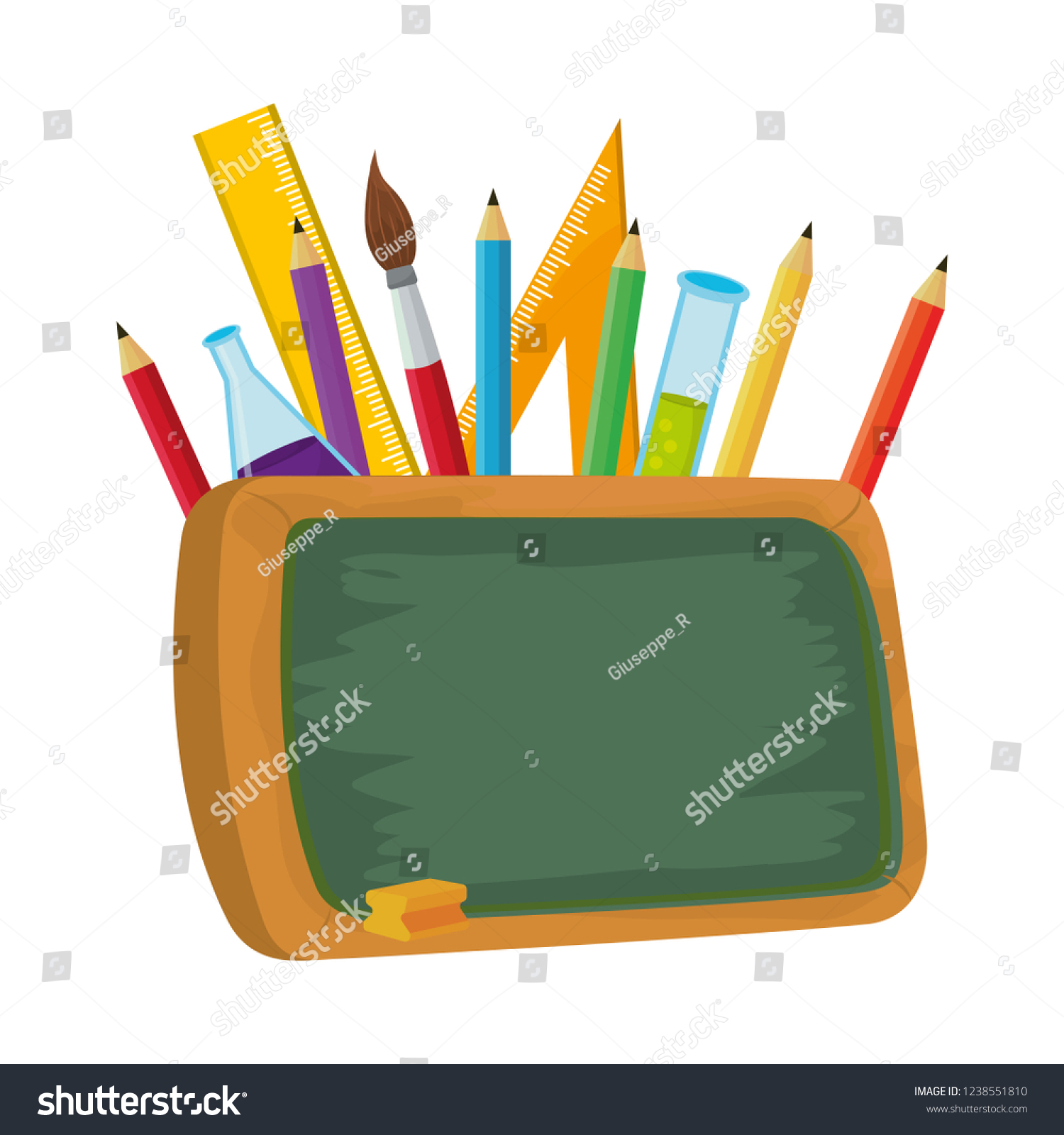 School Board Cartoon Stock Vector (Royalty Free) 1238551810