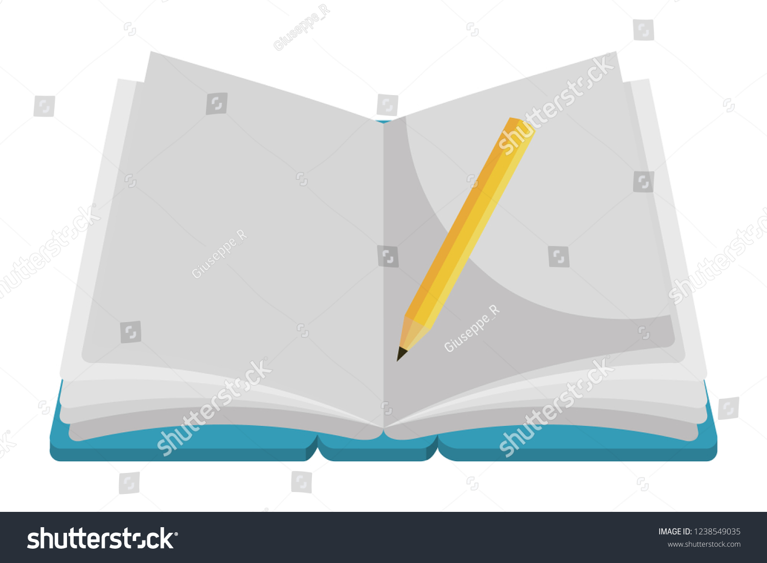 School Book Cartoon Stock Vector (Royalty Free) 1238549035 | Shutterstock