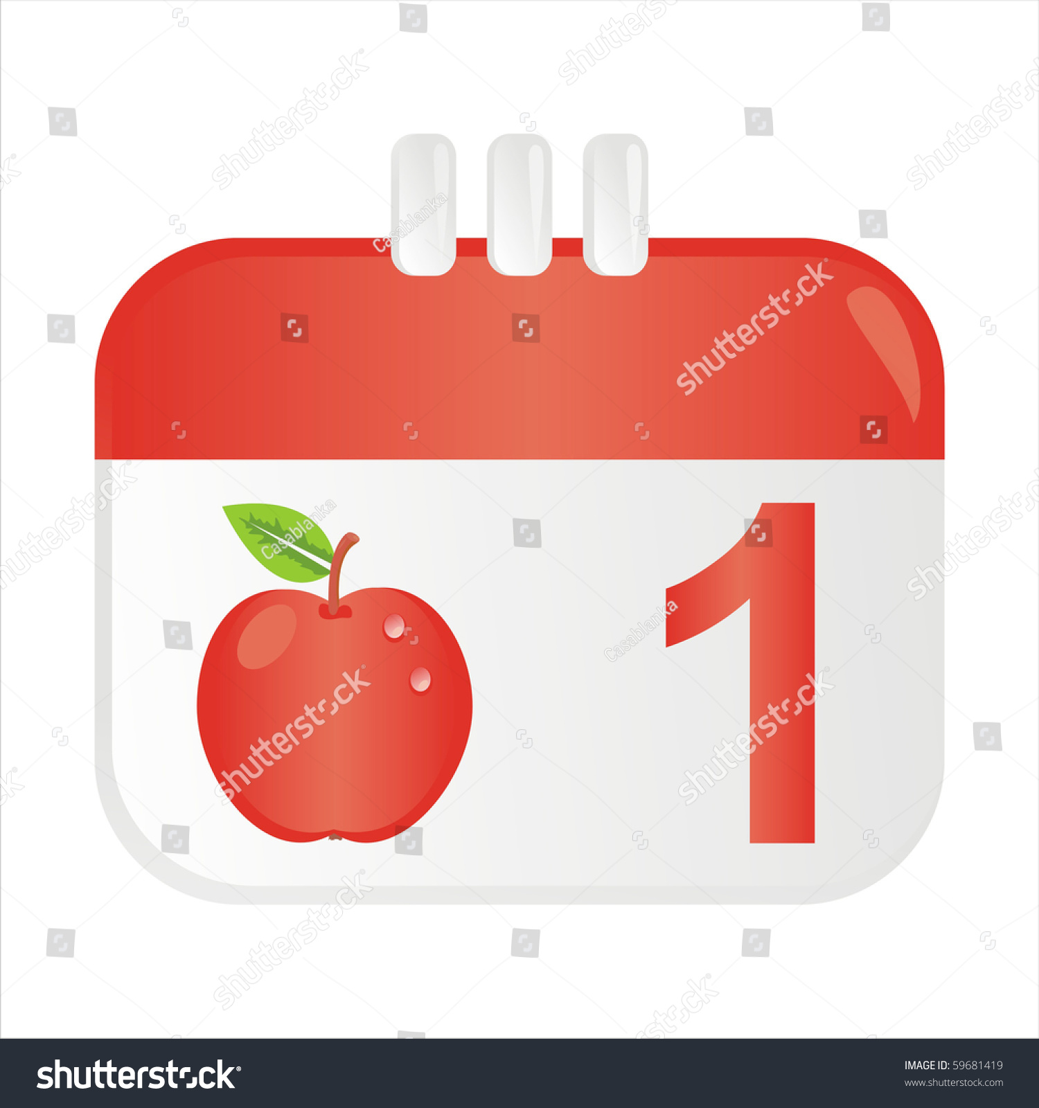 School Calendar Icon Stock Vector (Royalty Free) 59681419 | Shutterstock