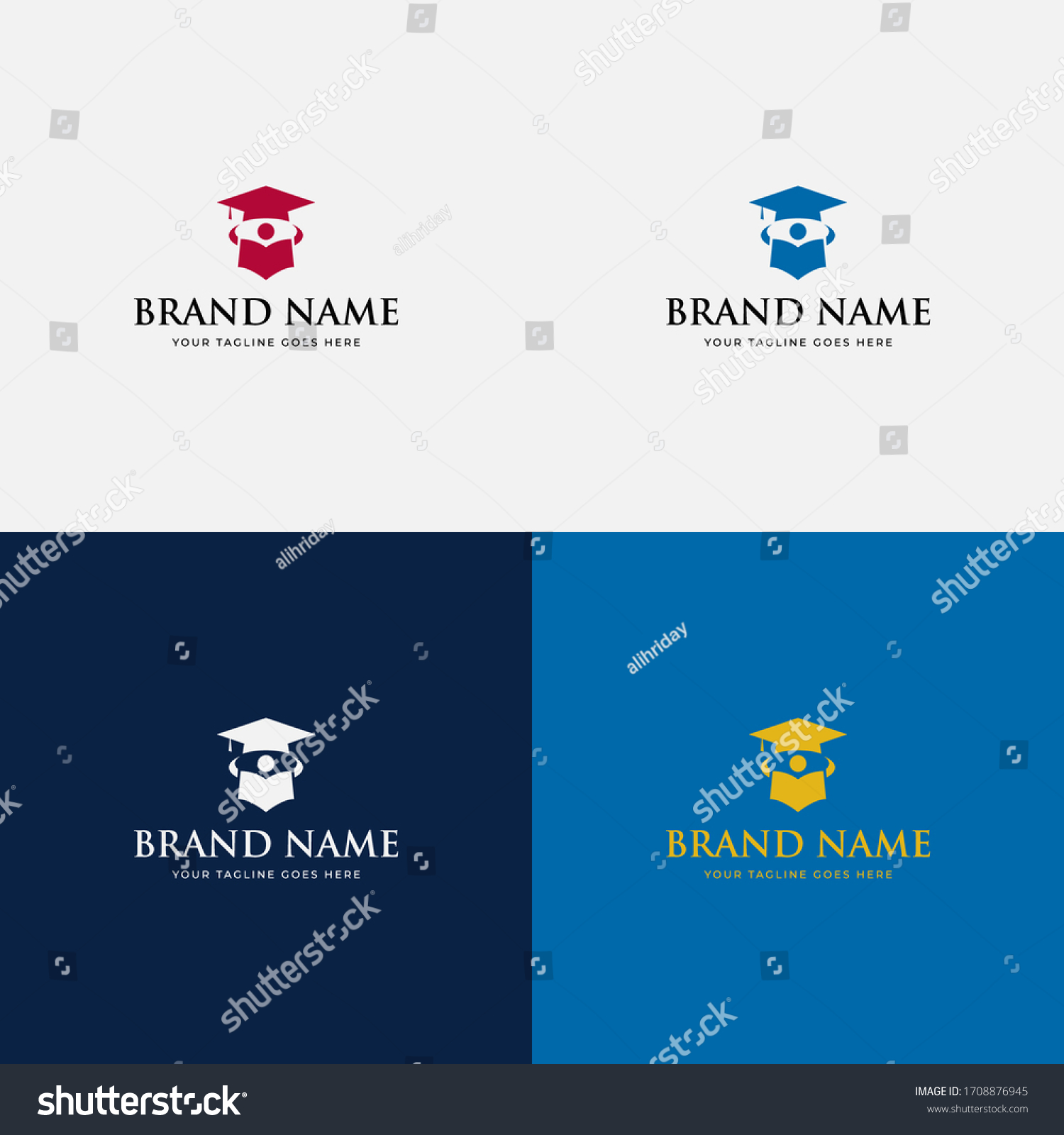 School College Logo Design Vector Template Stock Vector (Royalty Free ...