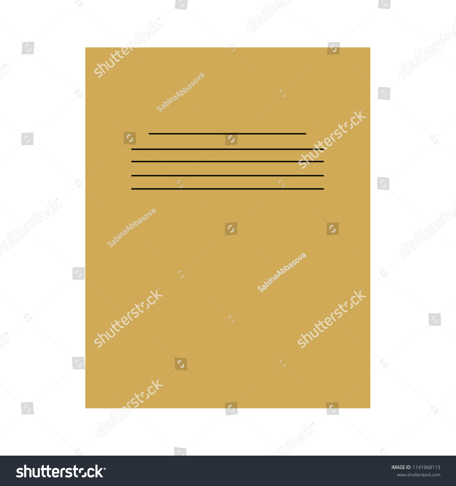 School Exercise Book Vector Illustration Stock Vector (Royalty Free ...