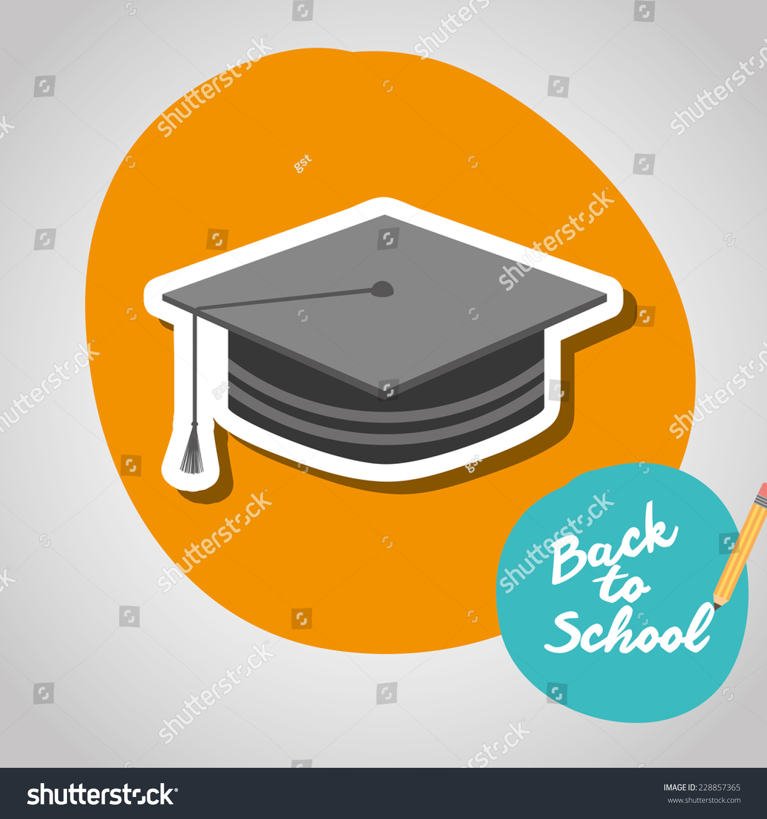 School Graphic Design Vector Illustration Stock Vector (Royalty Free ...