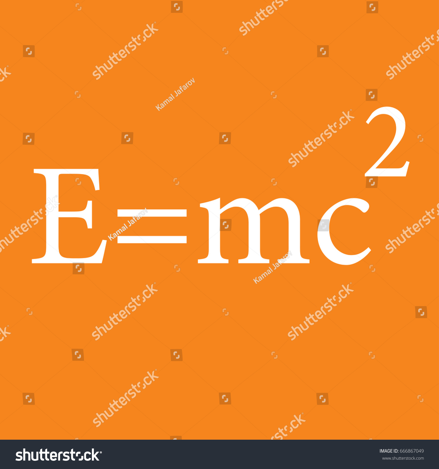 School Icon Physics Formula On Orange Stock Vector (Royalty Free) 666867049