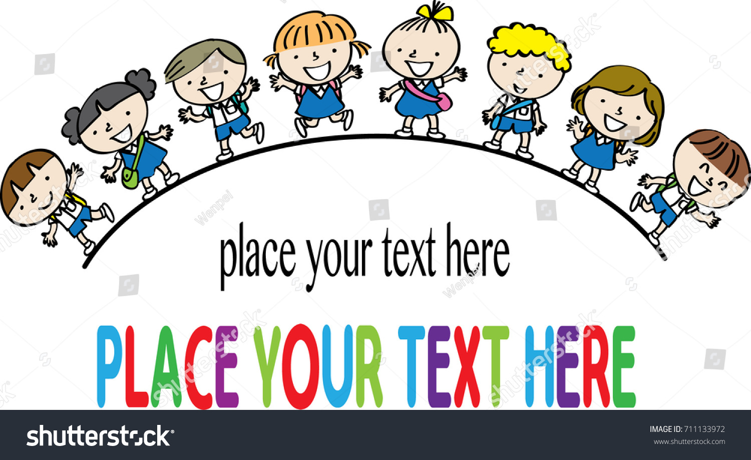 School Kids Background Design: Vector có sẵn (miễn phí bản quyền ...