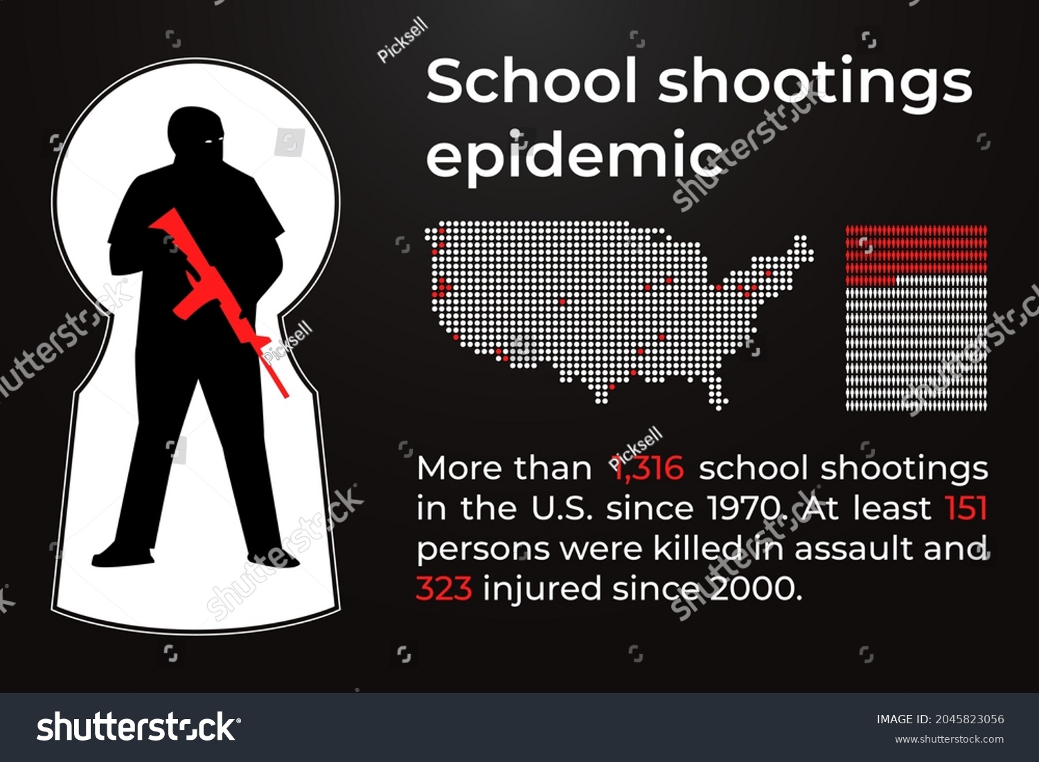 64 School shooting protest Stock Illustrations, Images & Vectors ...