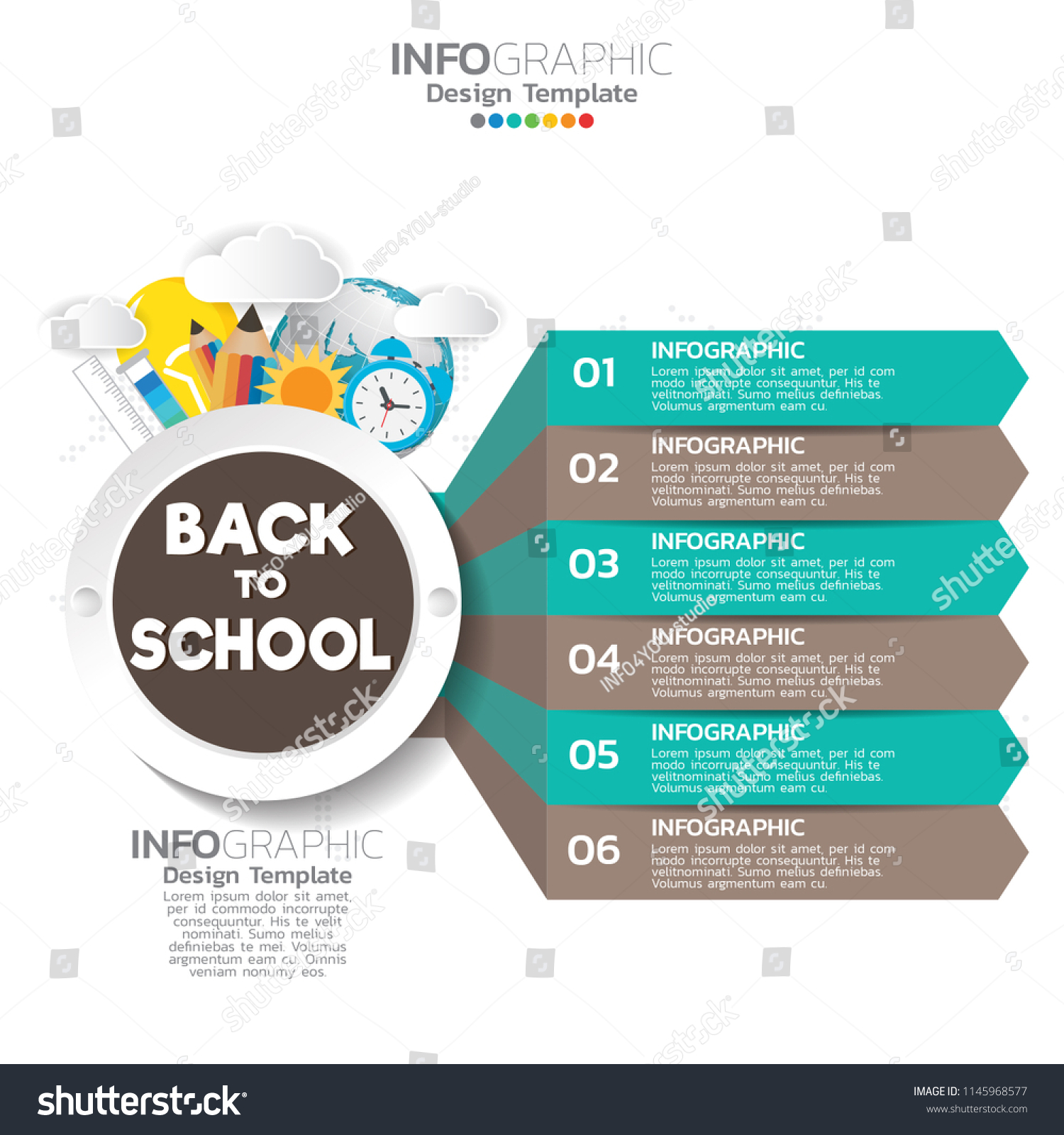 School Timetable Template Stock Vector (Royalty Free) 1145968577