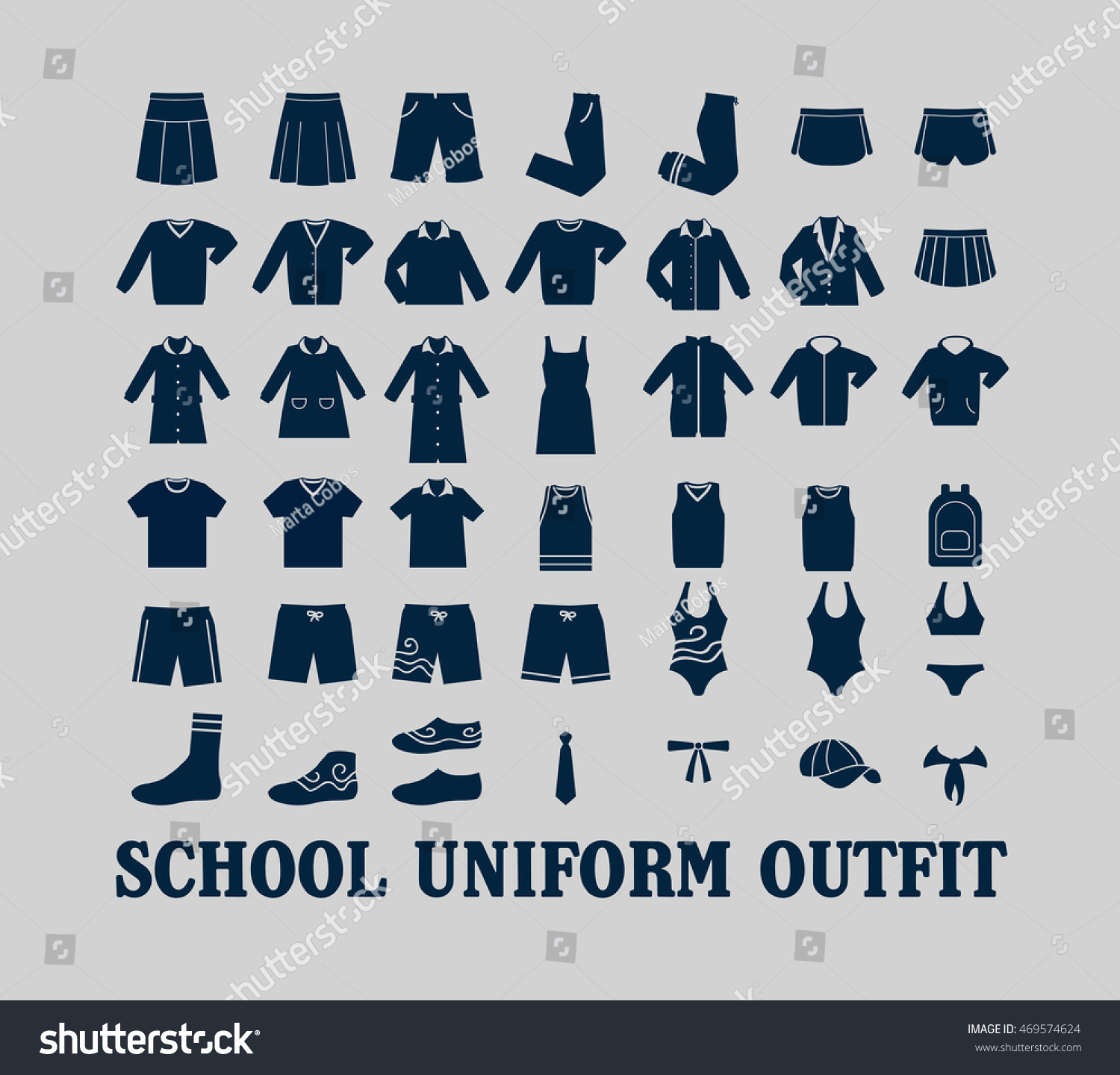 School dress icon Images, Stock Photos & Vectors | Shutterstock