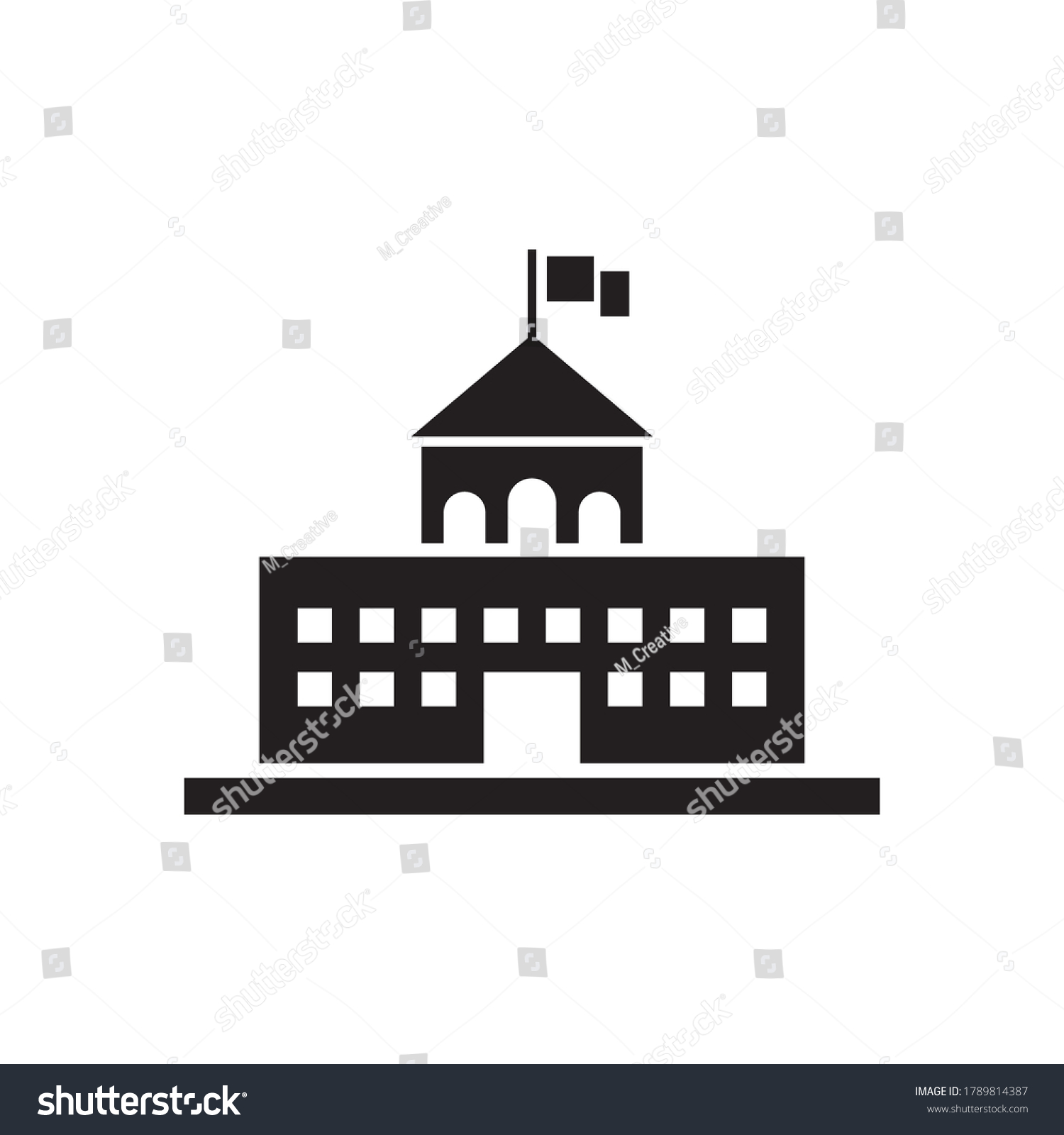 1,167 School facilities icon 图片、库存照片和矢量图 | Shutterstock