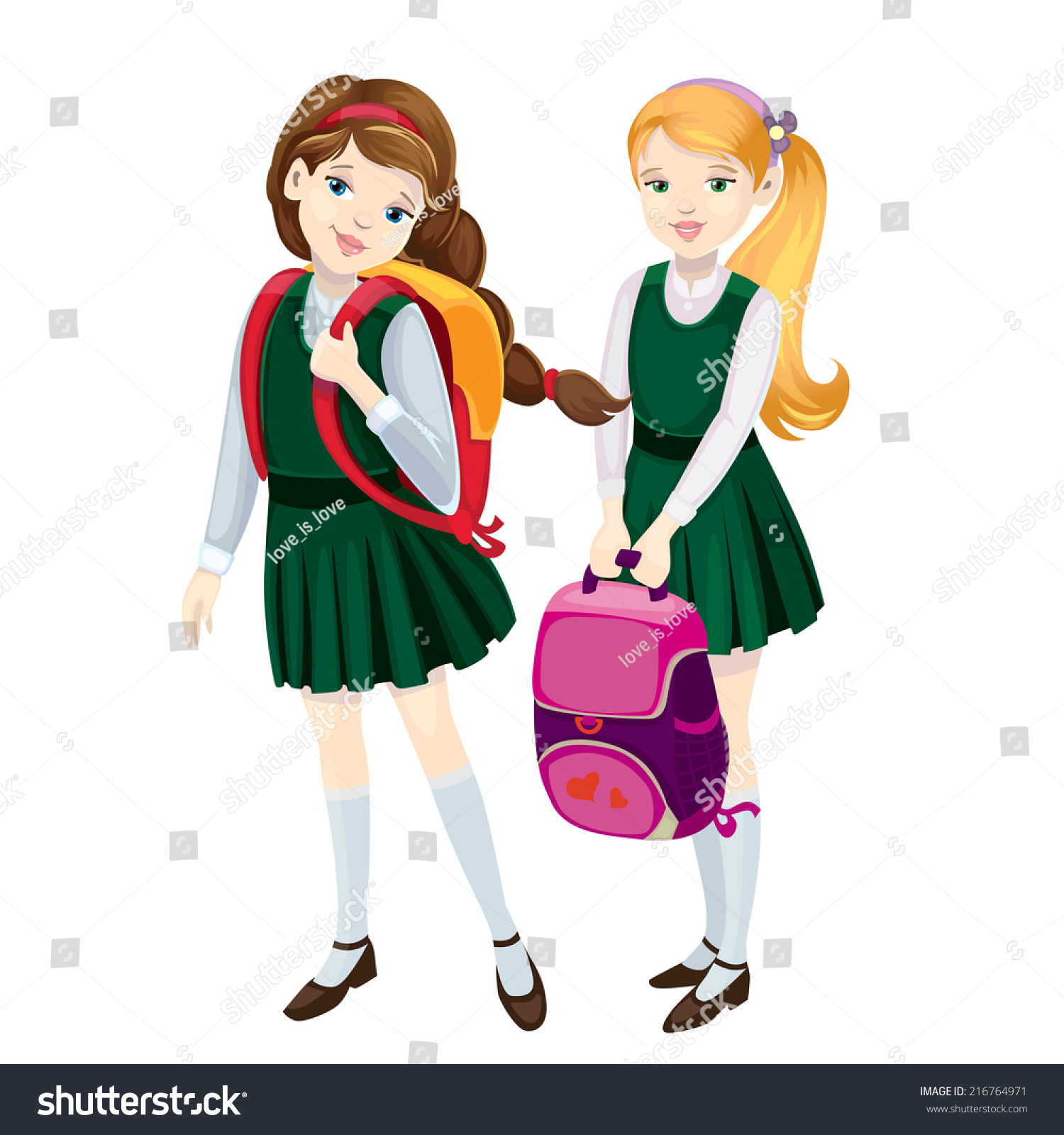 881 School girl stockings Stock Illustrations, Images & Vectors ...
