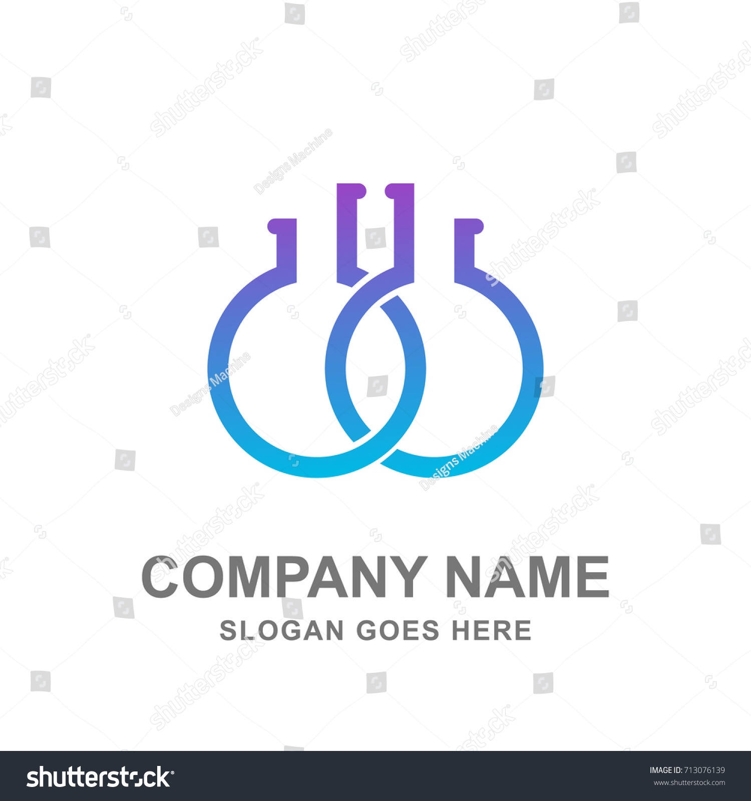 Science Formula Laboratory Research Logo Vector 库存矢量图（免版税）713076139 ...
