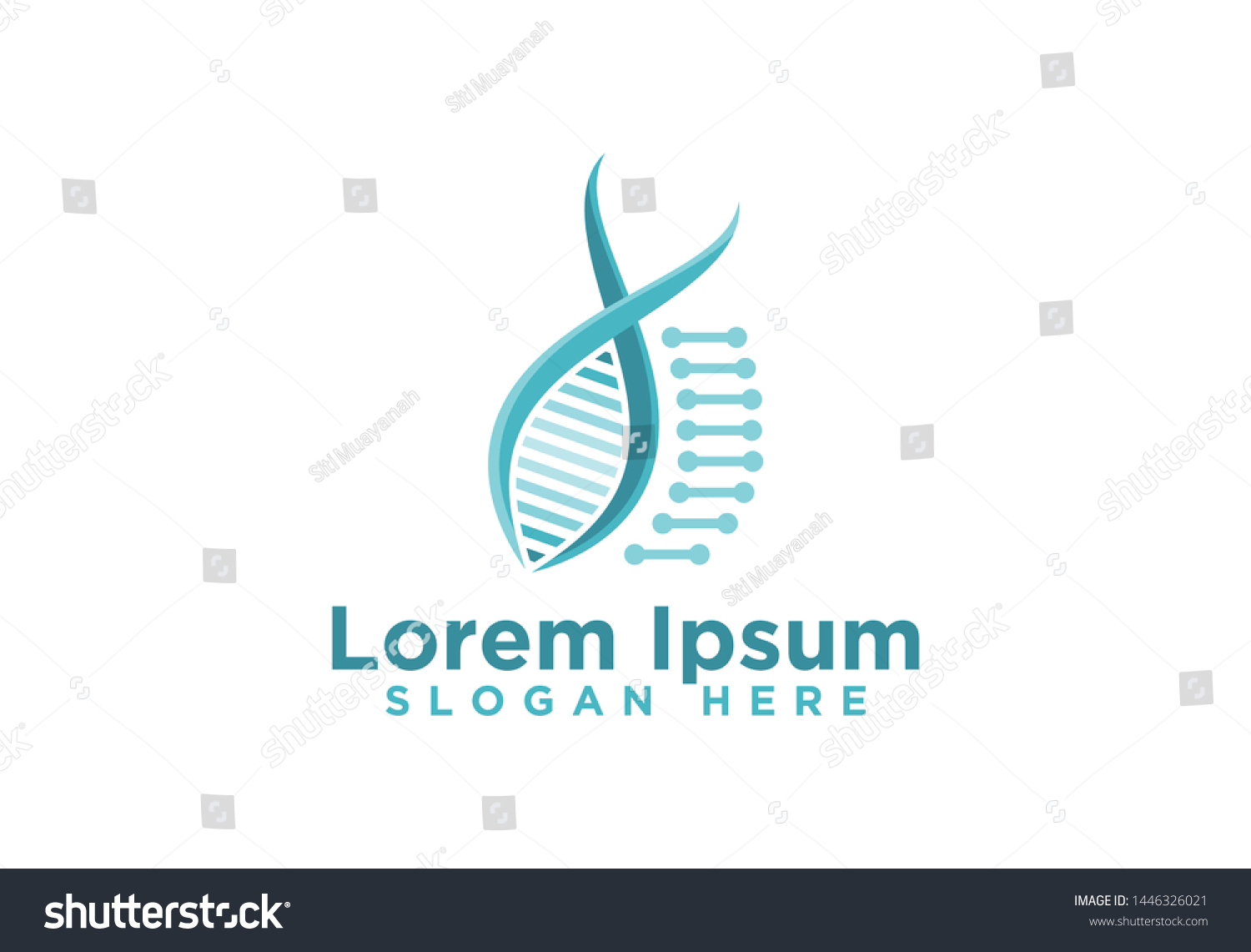 Science Gen Logo Designs Vector Illustration Stock Vector (Royalty Free ...