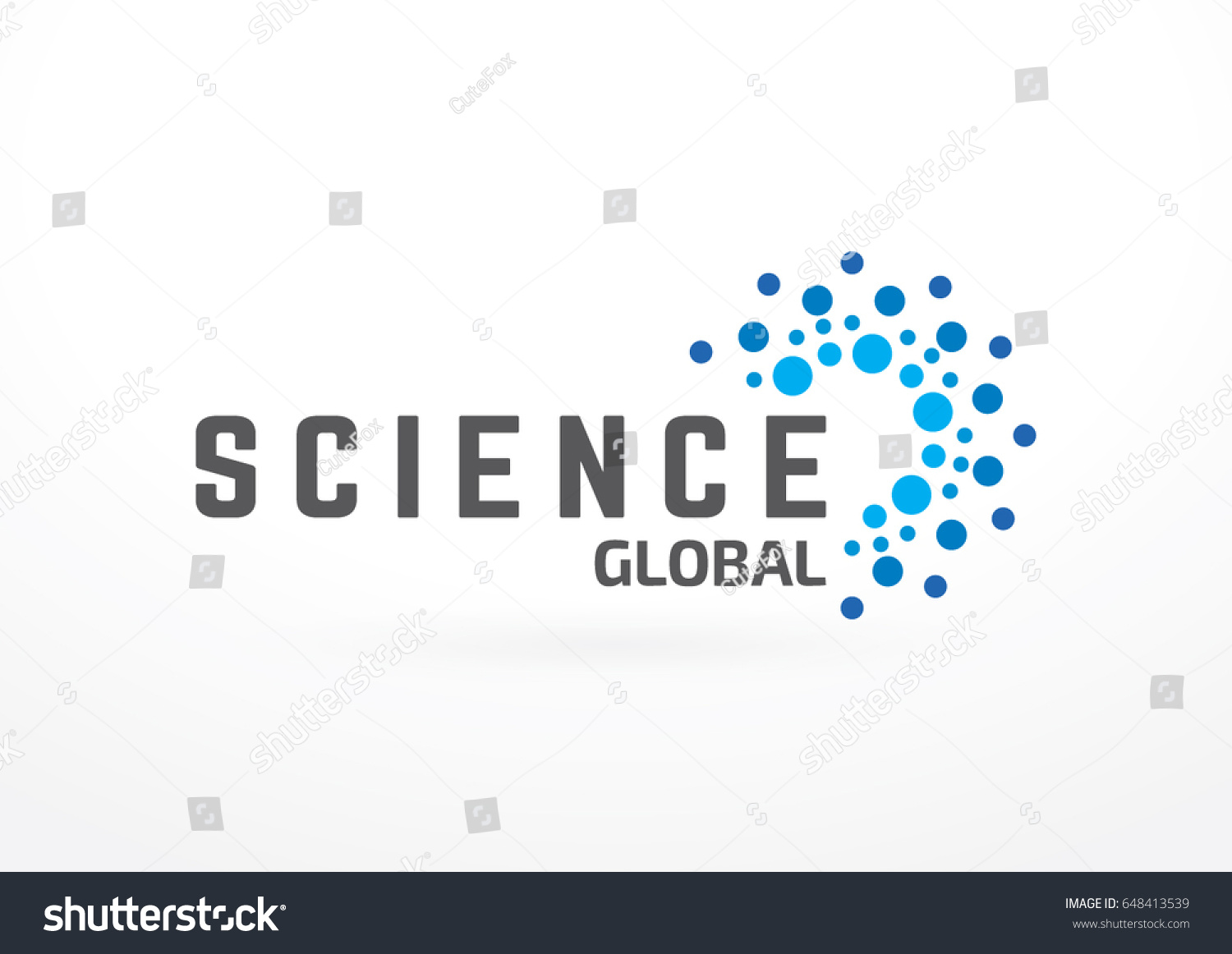 Science Global Logo Stock Vector (Royalty Free) 648413539