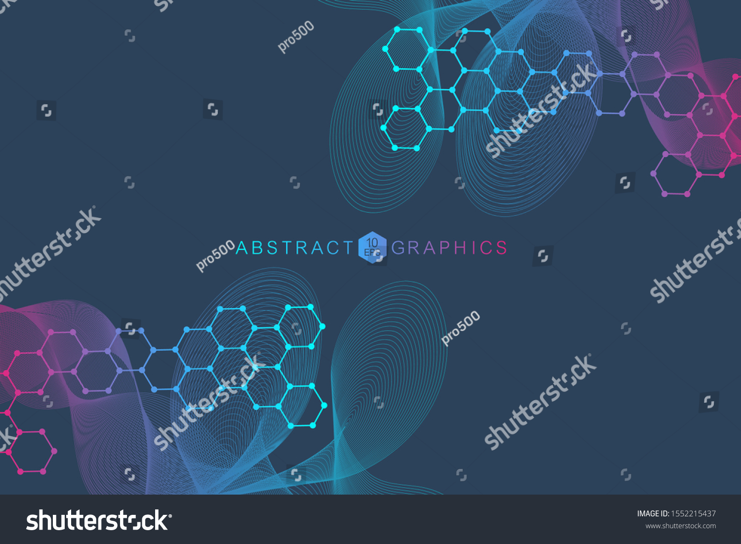 Science Network Pattern Connecting Lines Dots Stock Vector (Royalty ...