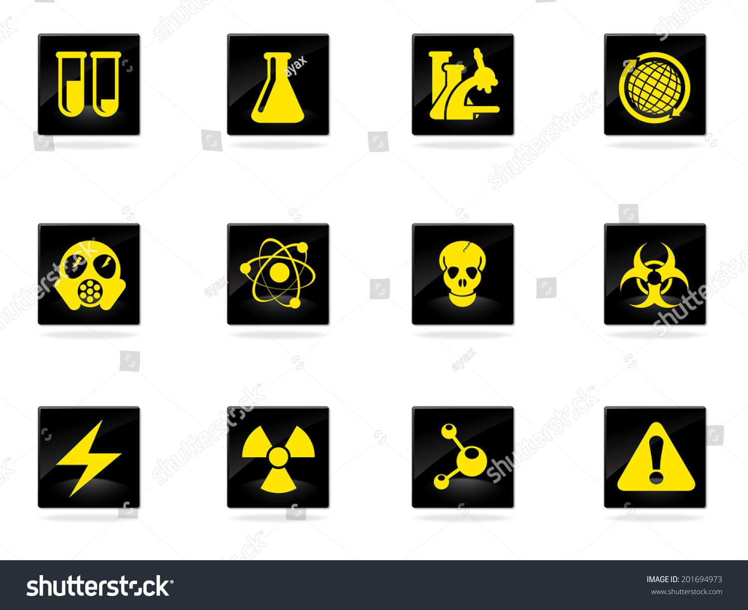 Science Symbols Stock Vector (Royalty Free) 201694973 | Shutterstock