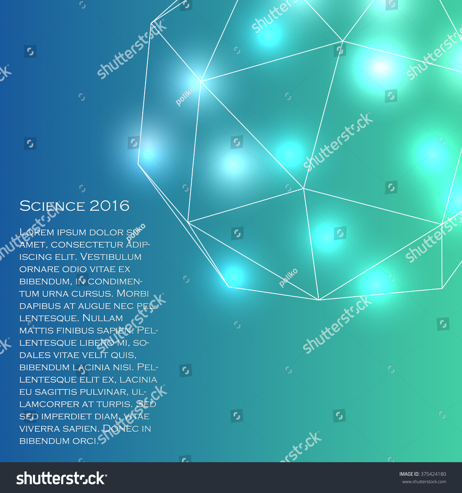 Science 2016 Vector Image Text On Stock Vector (Royalty Free) 375424180 ...